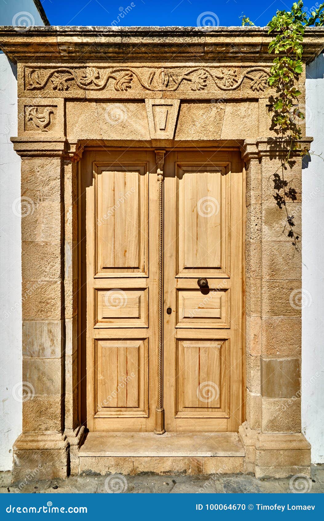 Doors in the old house stock photo. Image of architecture - 100064670