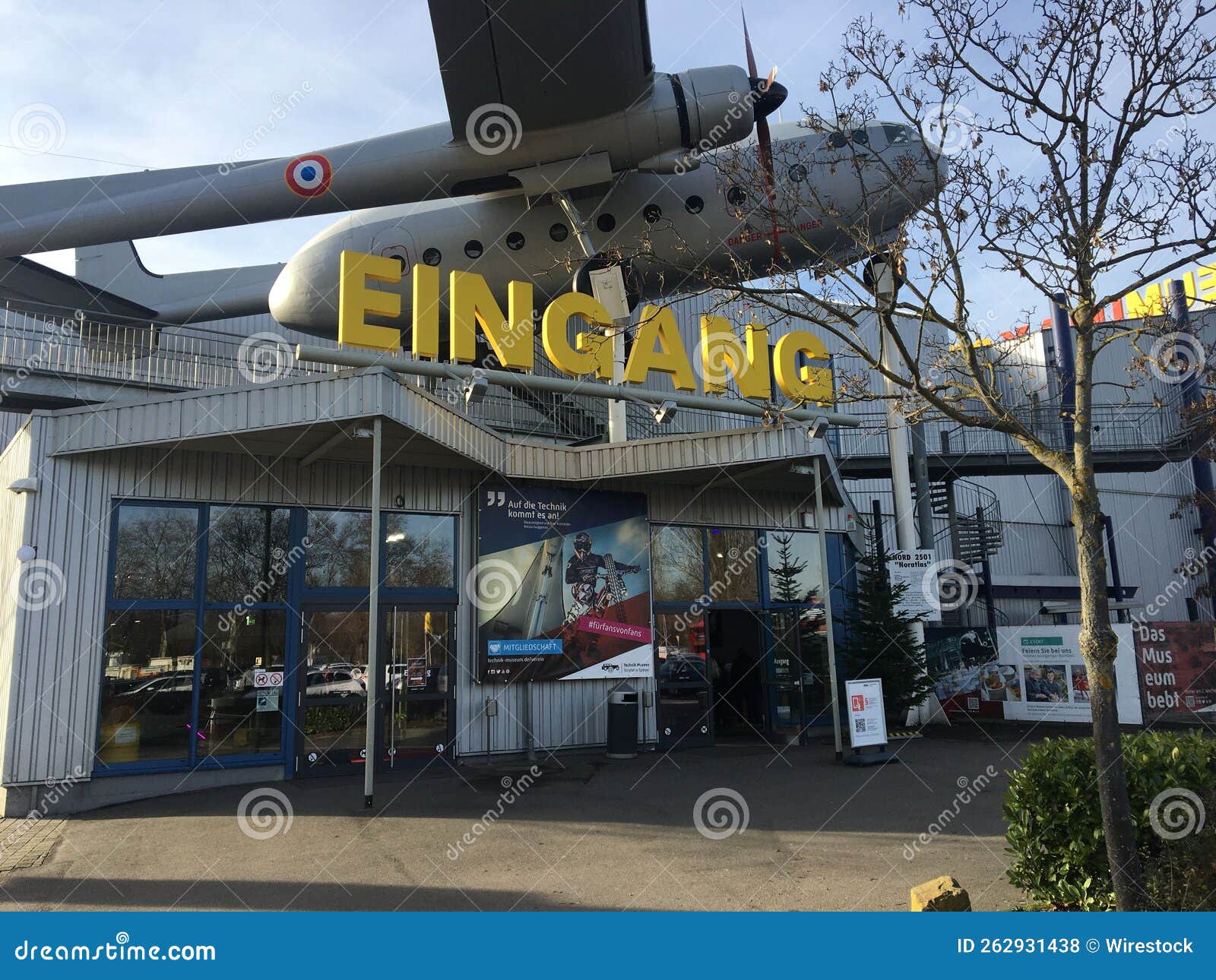Entrance To the Technik Museum Speyer in Germany Editorial Stock Photo ...