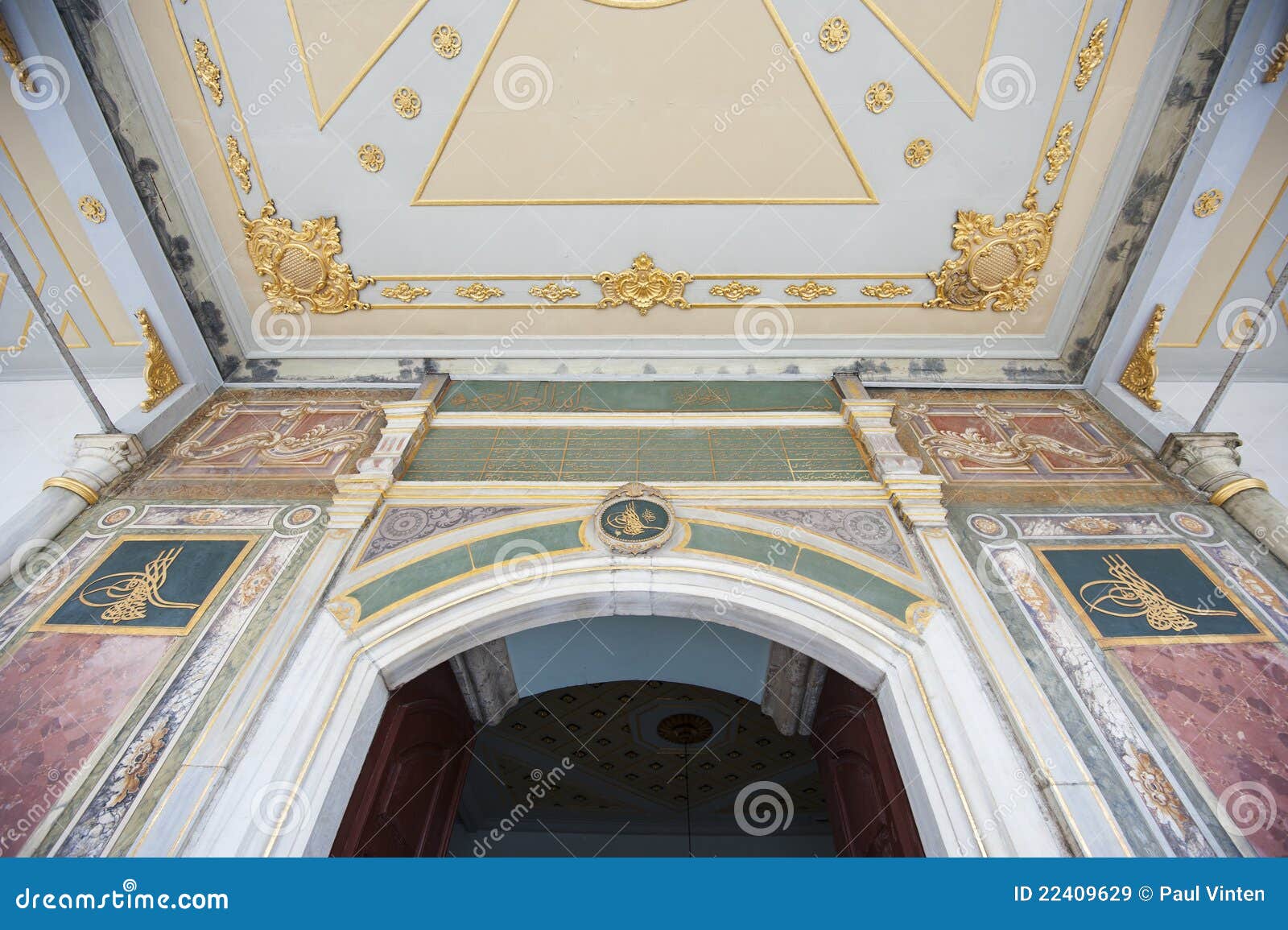 Entrance To the Throne Room at Topkapi Palace Stock Image - Image of ...