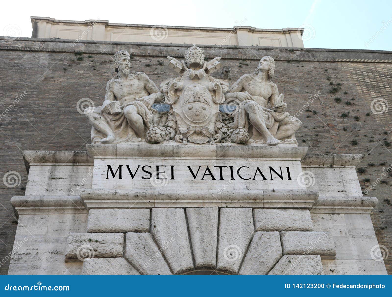 Entrance To the Vatican Museums in the Vatican City and the Grea ...