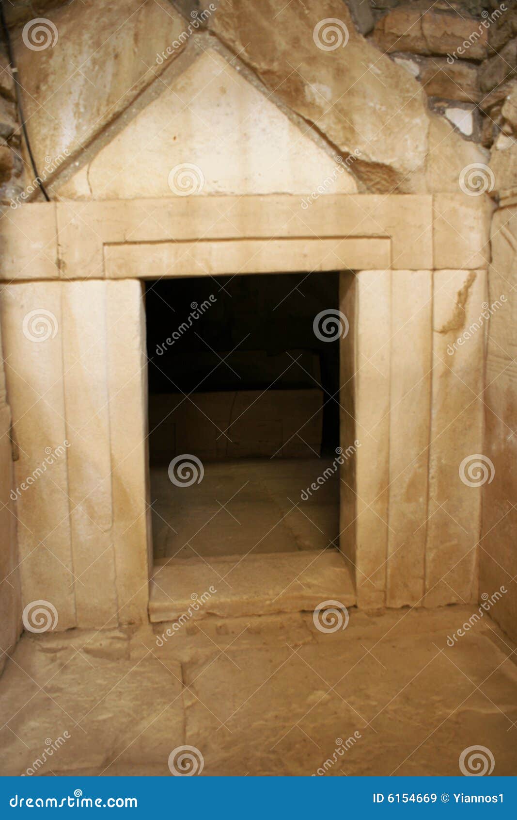 Entrance into a tomb stock image. Image of historical - 6154669