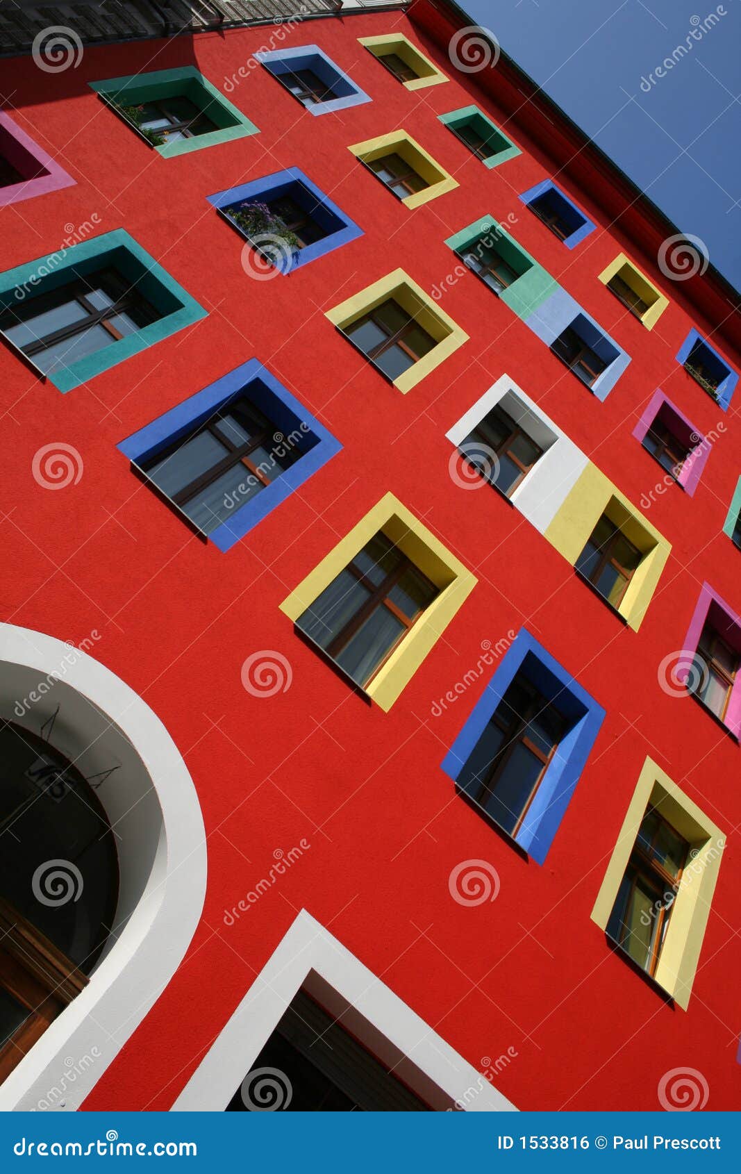 Entrance and windows stock photo. Image of archway, colourful - 1533816