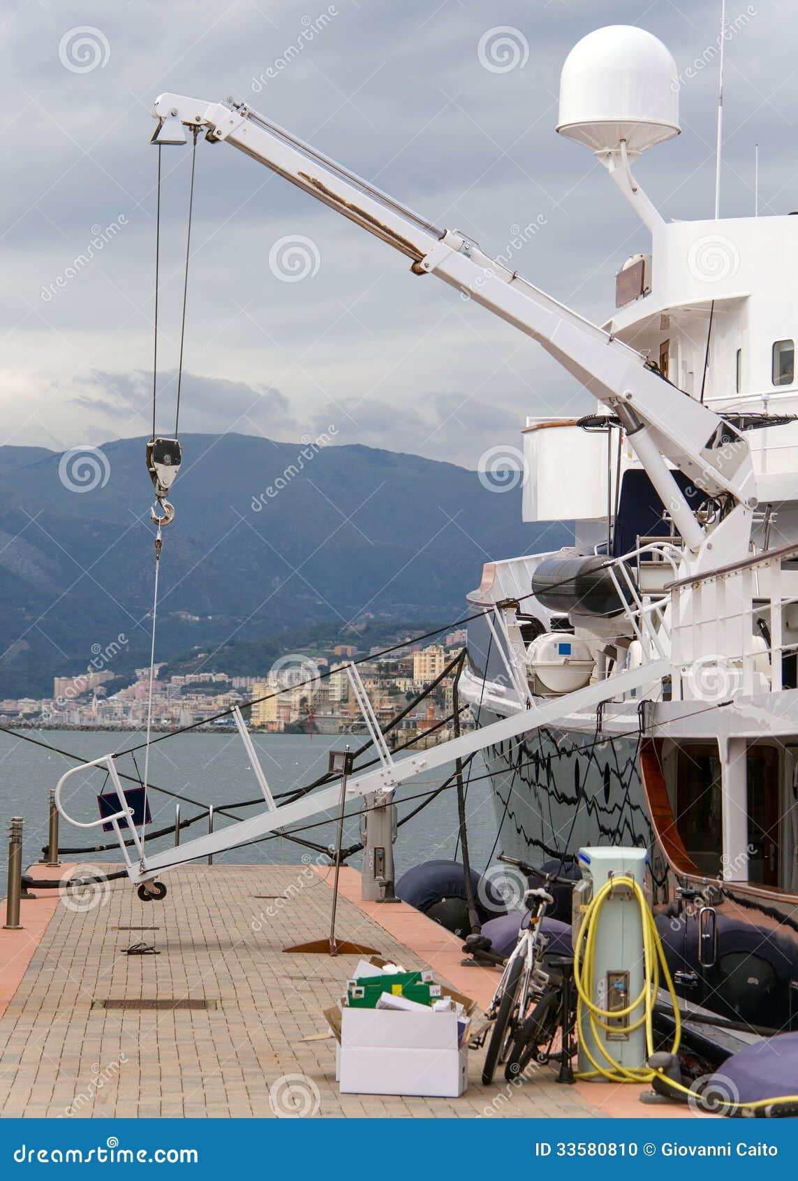 Entrance of the yacht stock photo. Image of luxury, bridge - 33580810