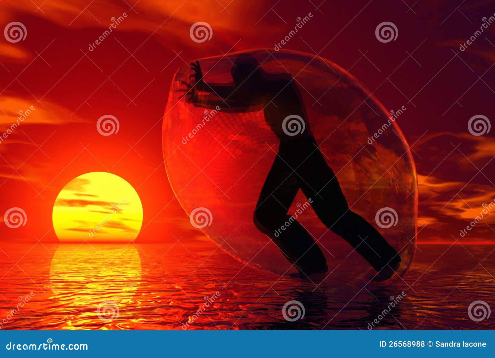 Entrapped man stock illustration. Illustration of entrepreneur - 26568988