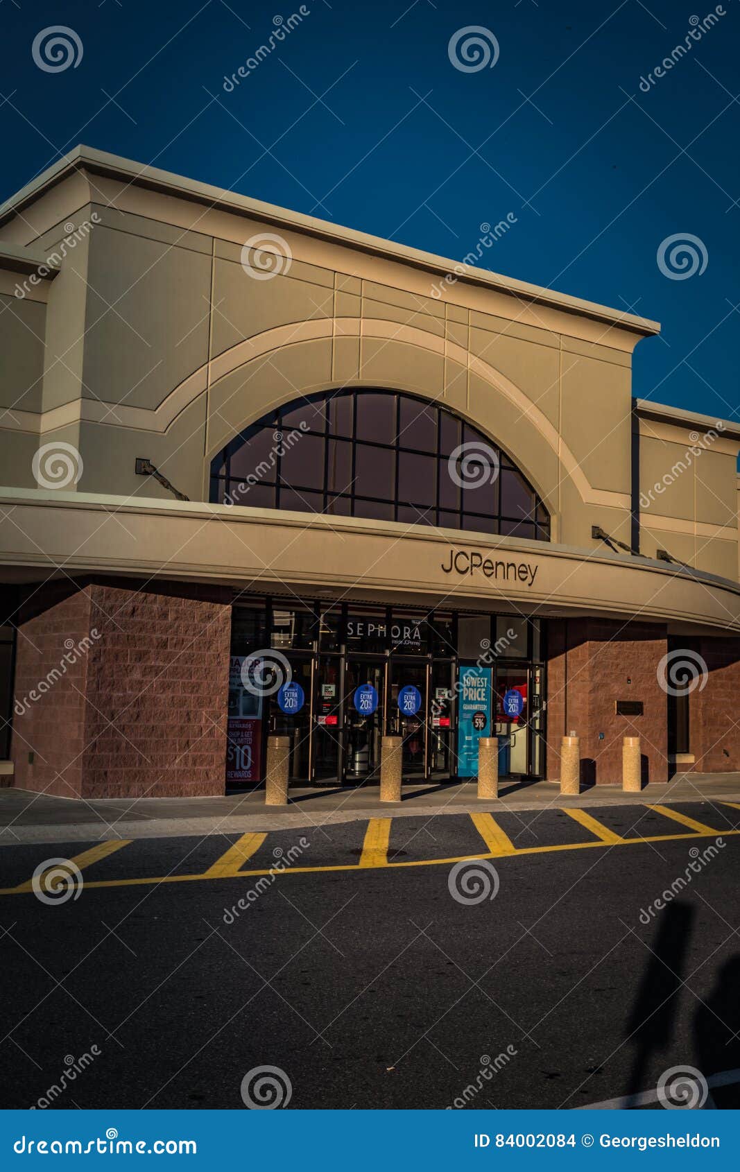 Entrata Esteriore Di JC Penny Store Immagine Stock Editoriale ...