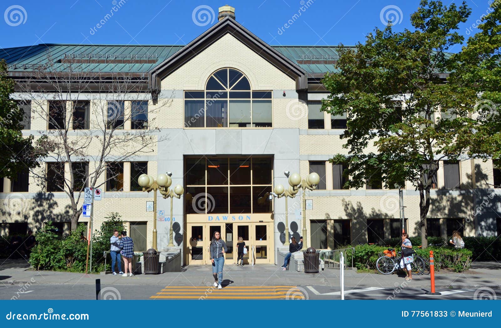 Entrata Principale Di Dawson College Fotografia Stock Editoriale ...