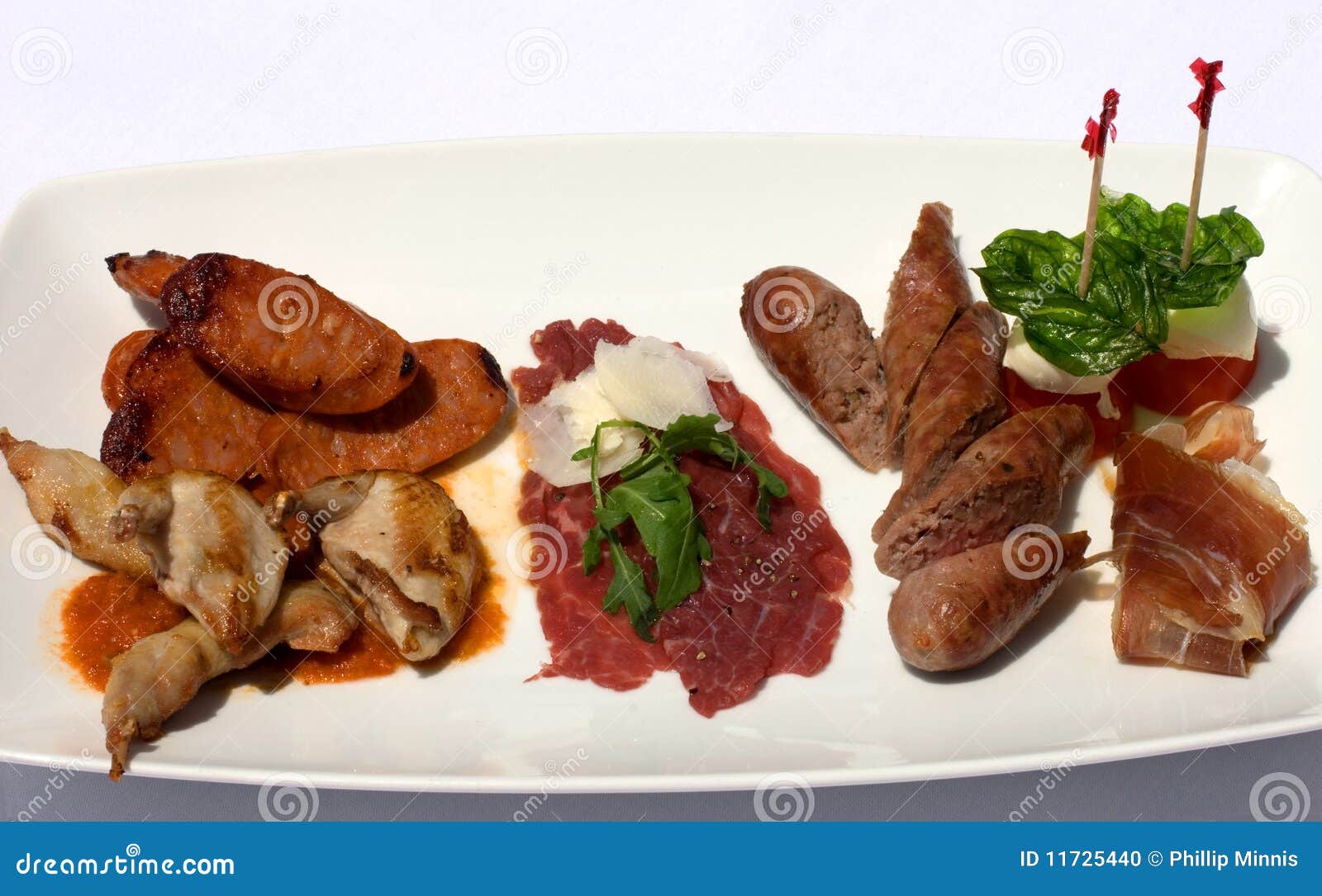 Entree Tasting Plate stock photo. Image of meat, cuisine - 11725440