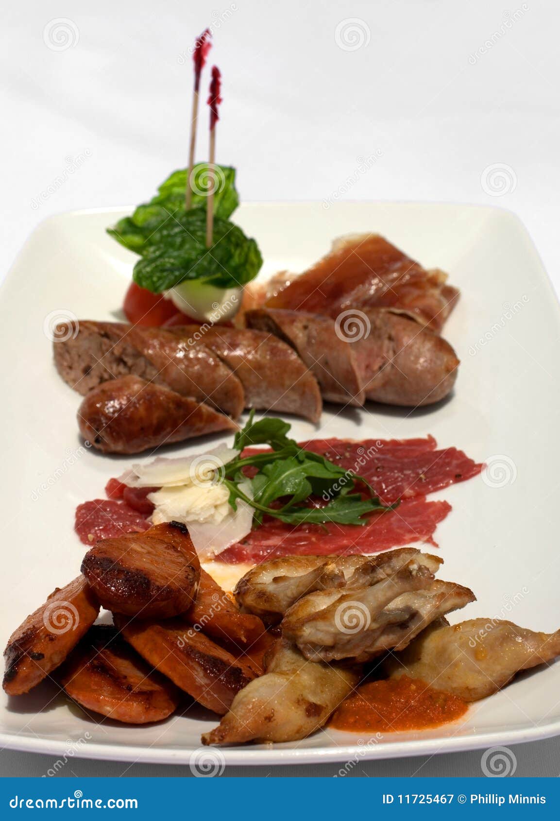 Entree Tasting Plate stock image. Image of dinner, quail - 11725467