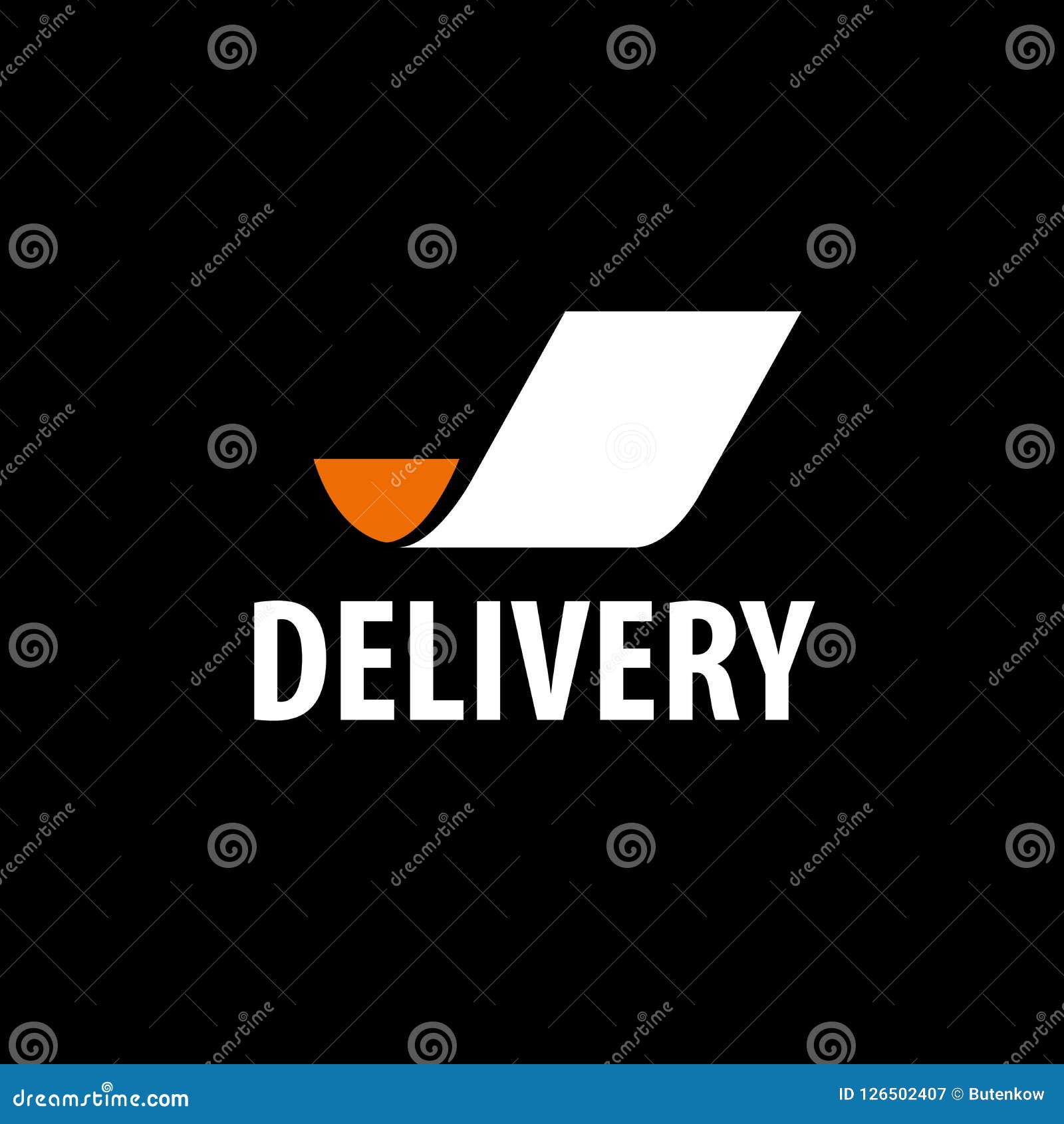 Entrega Logo Template ilustración del vector. Ilustración de icono ...