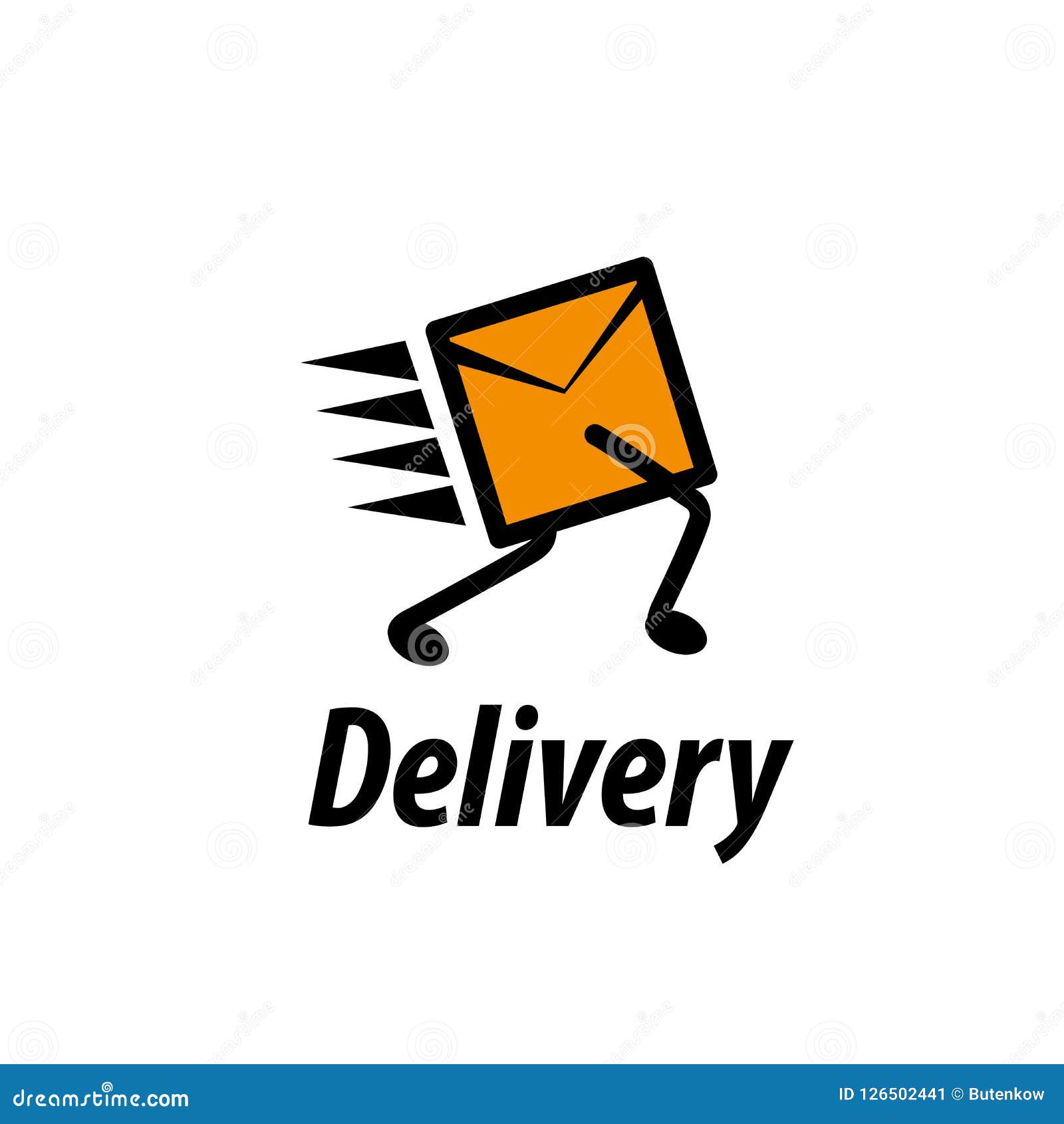 Entrega Logo Template ilustración del vector. Ilustración de entregue ...