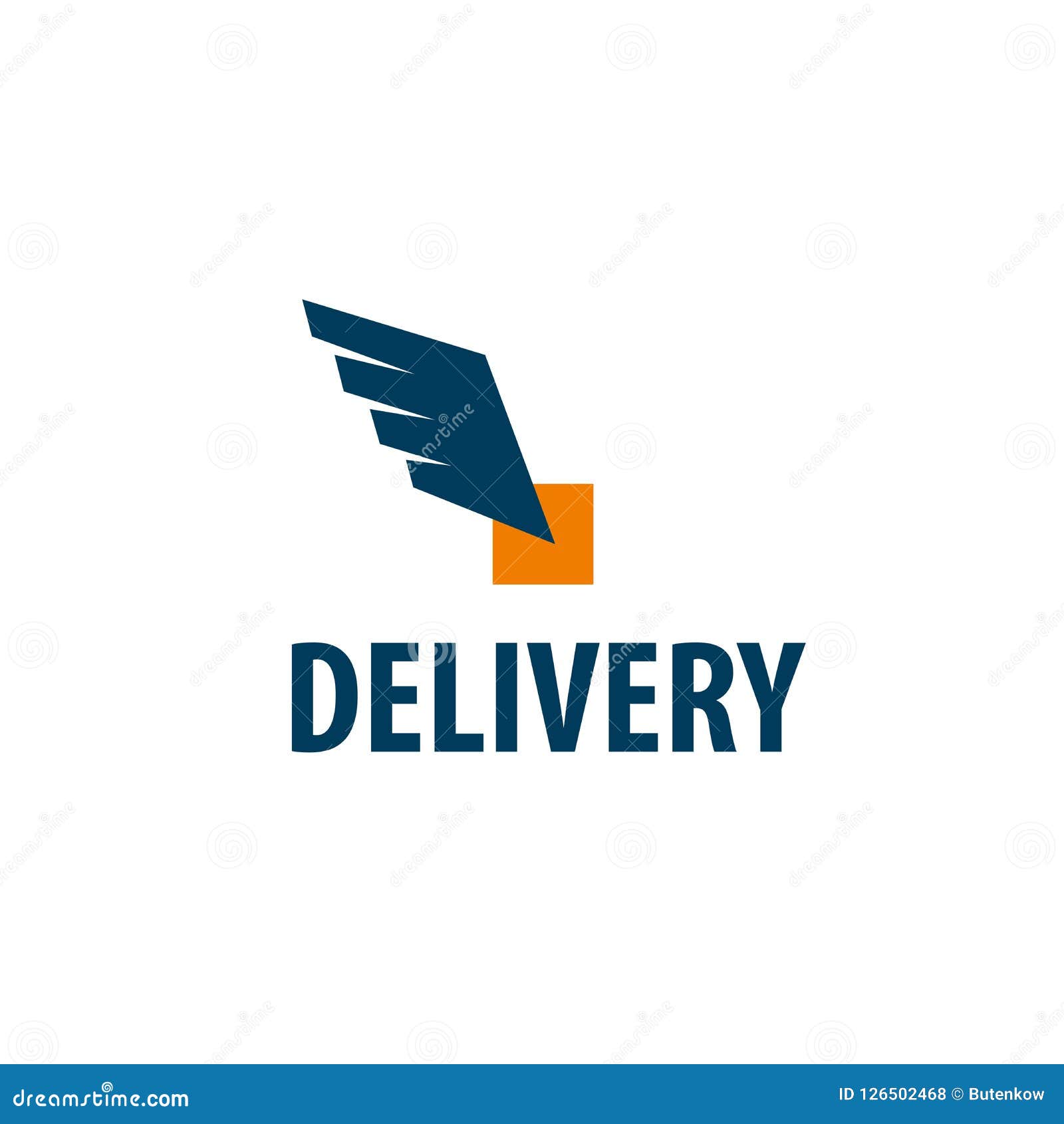 Entrega Logo Template ilustración del vector. Ilustración de logotipo ...