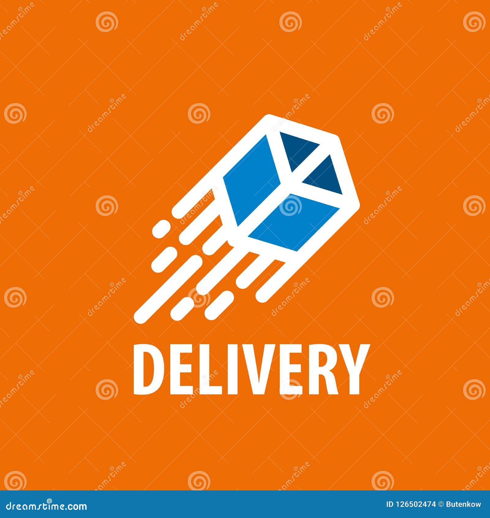 Entrega Logo Template ilustración del vector. Ilustración de emblema ...