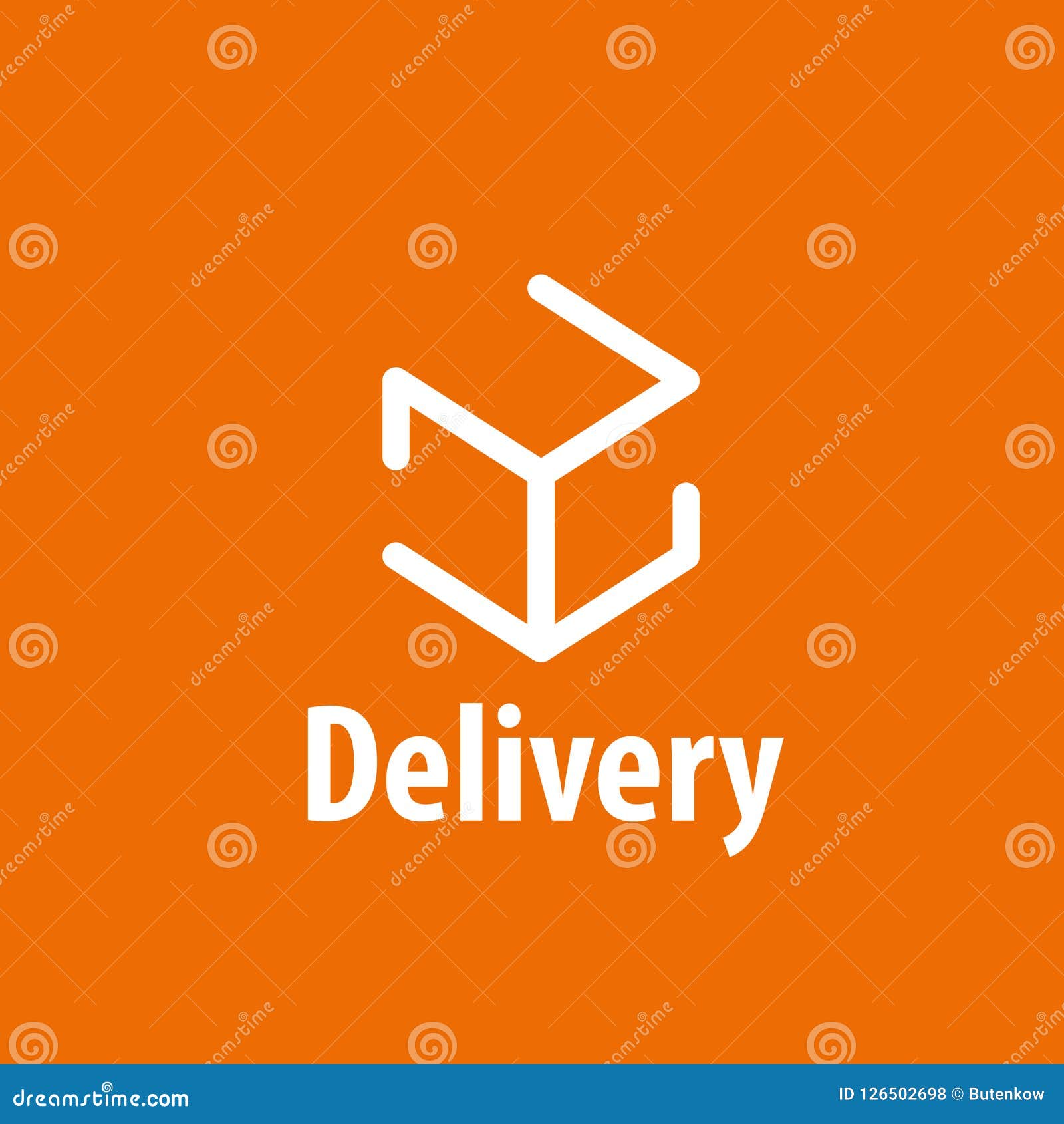 Entrega Logo Template ilustración del vector. Ilustración de conjunto ...