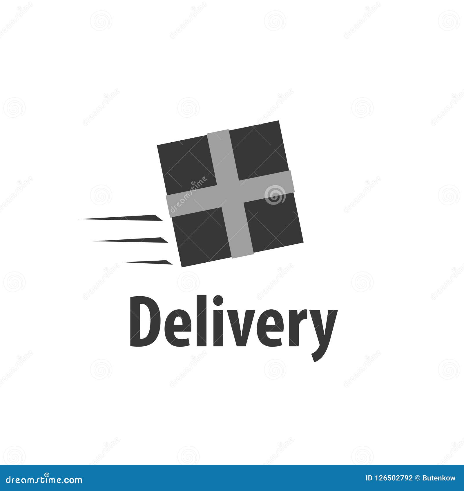 Entrega Logo Template ilustração do vetor. Ilustração de mercado ...