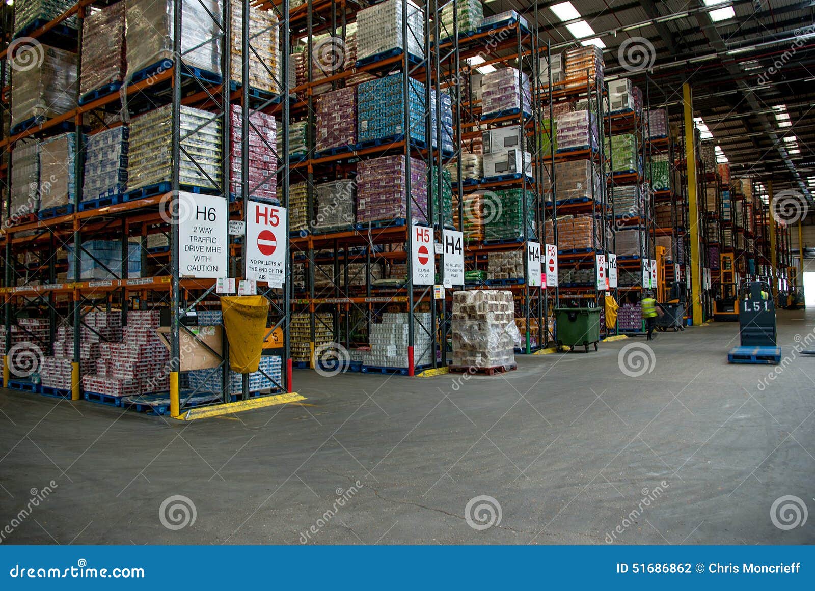 Entrepôt De Distribution De Produits Alimentaires Photographie ...