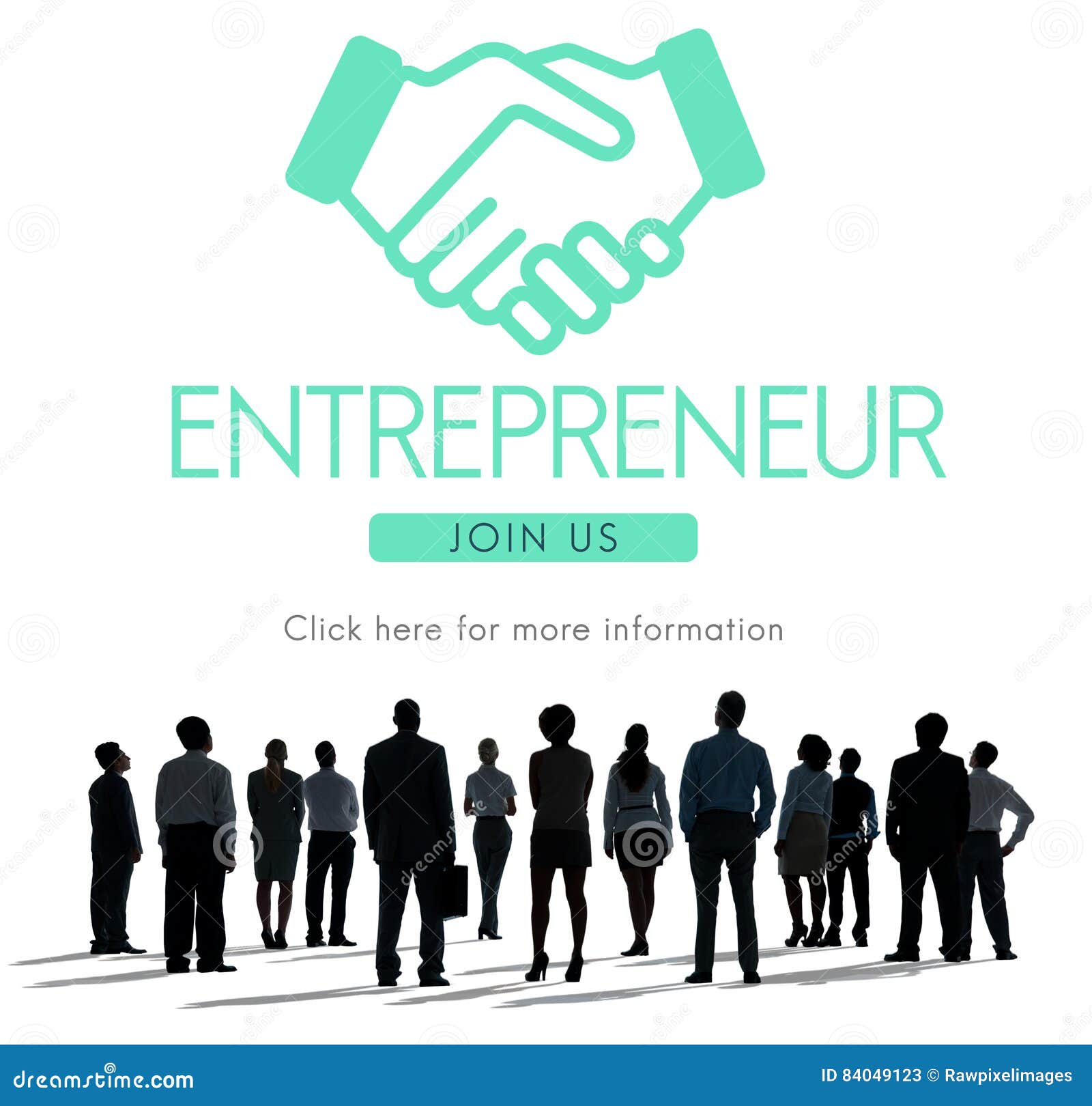 Entrepreneur Business Venture Handshake Graphic Concept Stock Image ...