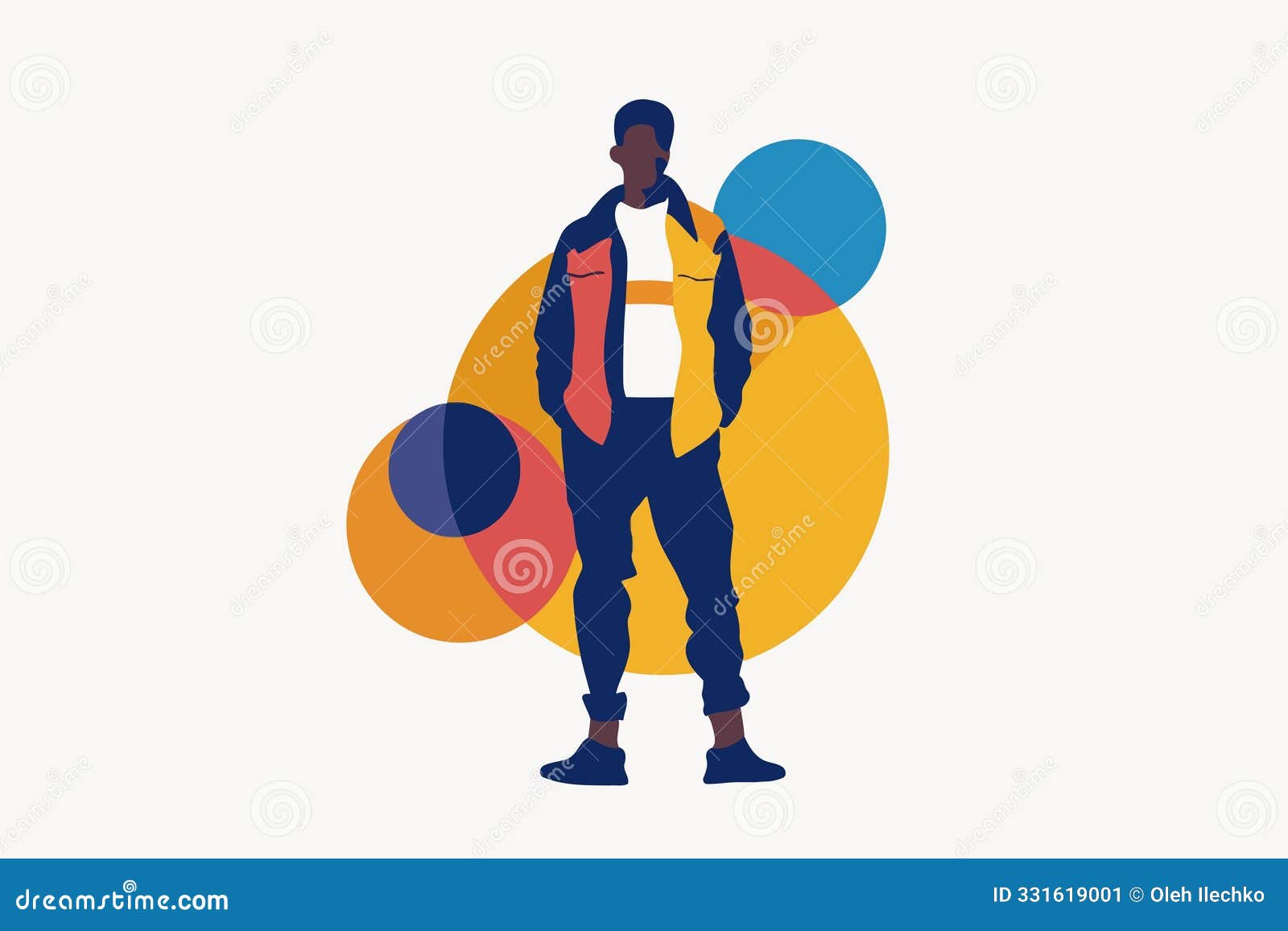 Entrepreneur Isolated Coloring Page For Kids Vector Illustration ...