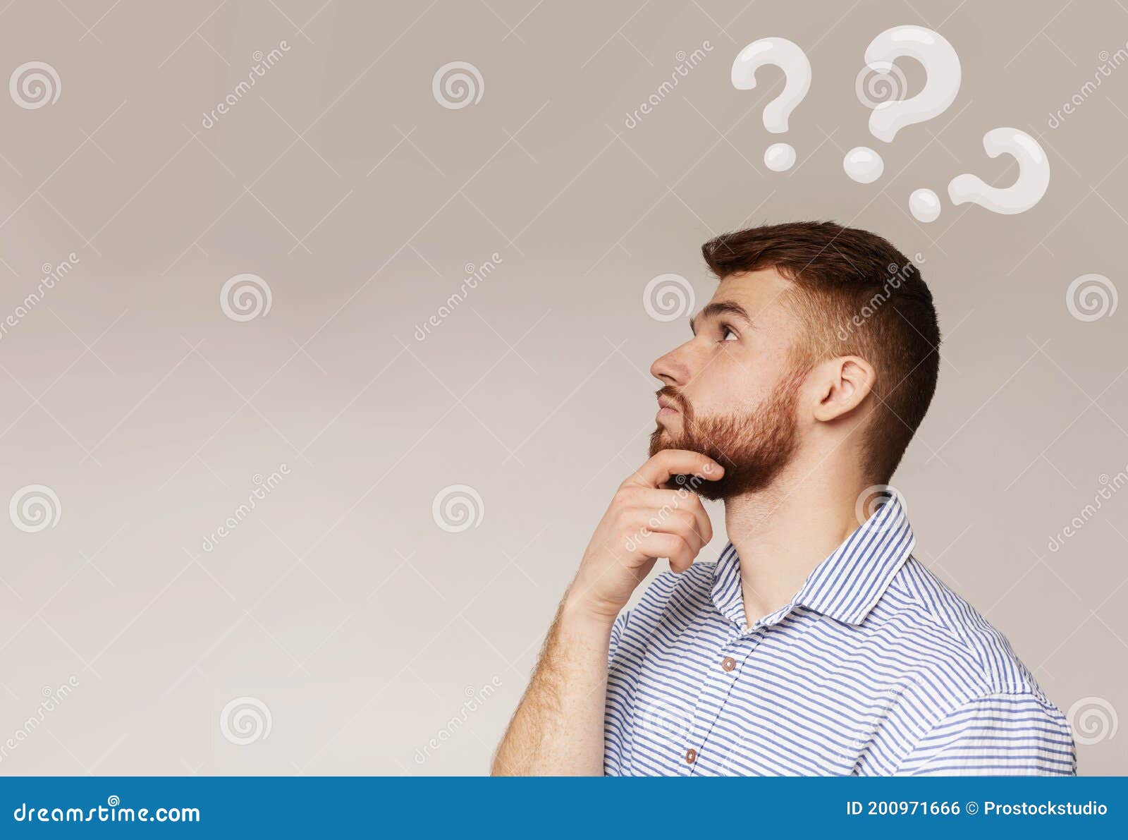 Entrepreneur Thinking Over Creative Solution To Business Problem ...