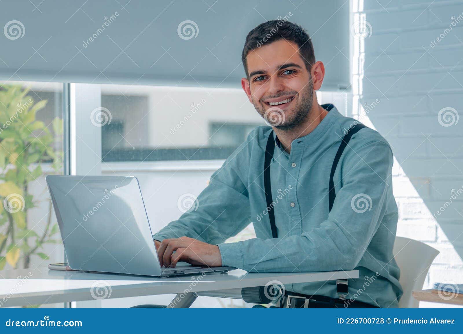 Entrepreneur Working with Computer Stock Photo - Image of executive ...