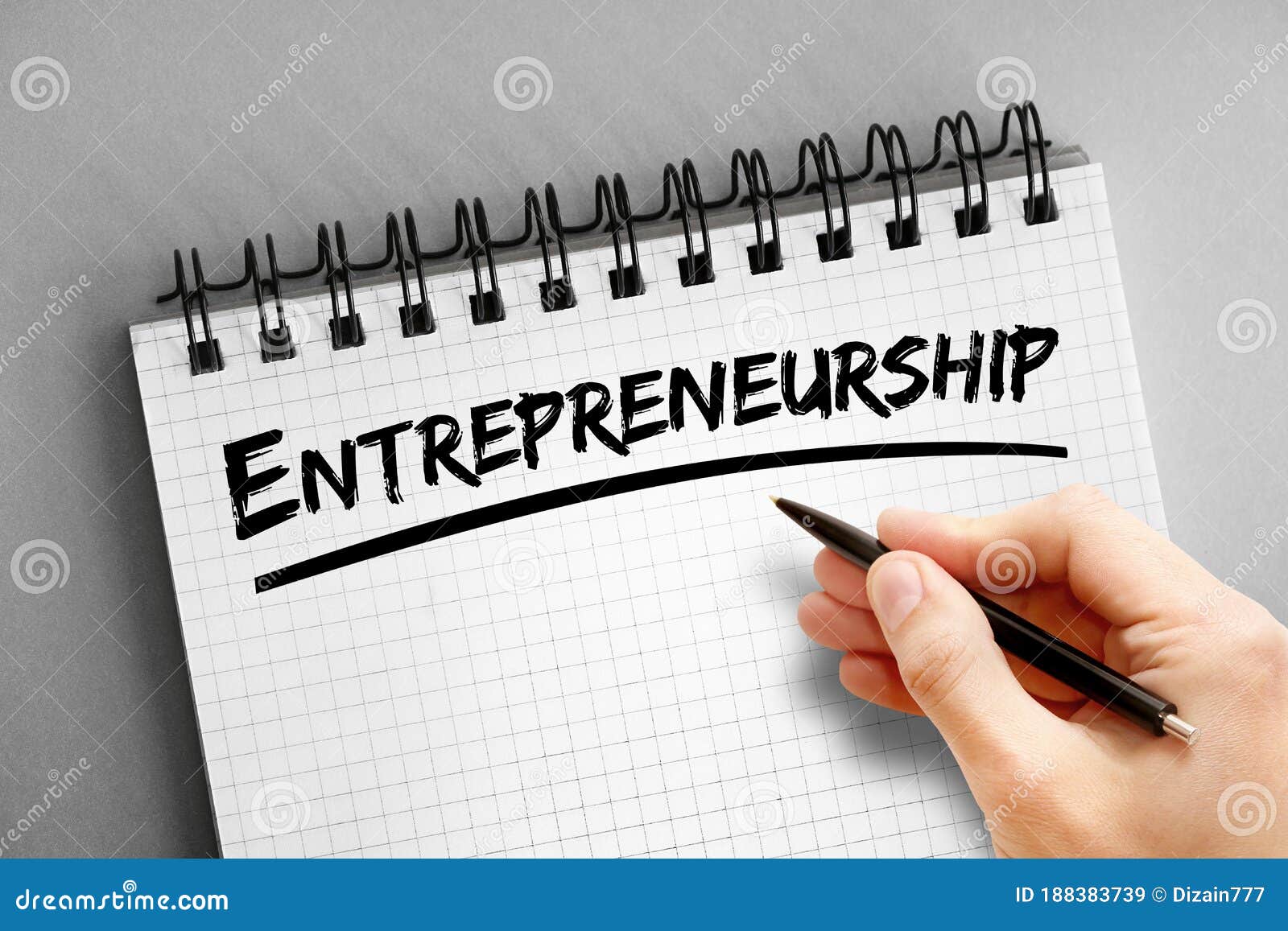 Entrepreneurship Text, Business Concept Background Stock Image - Image ...