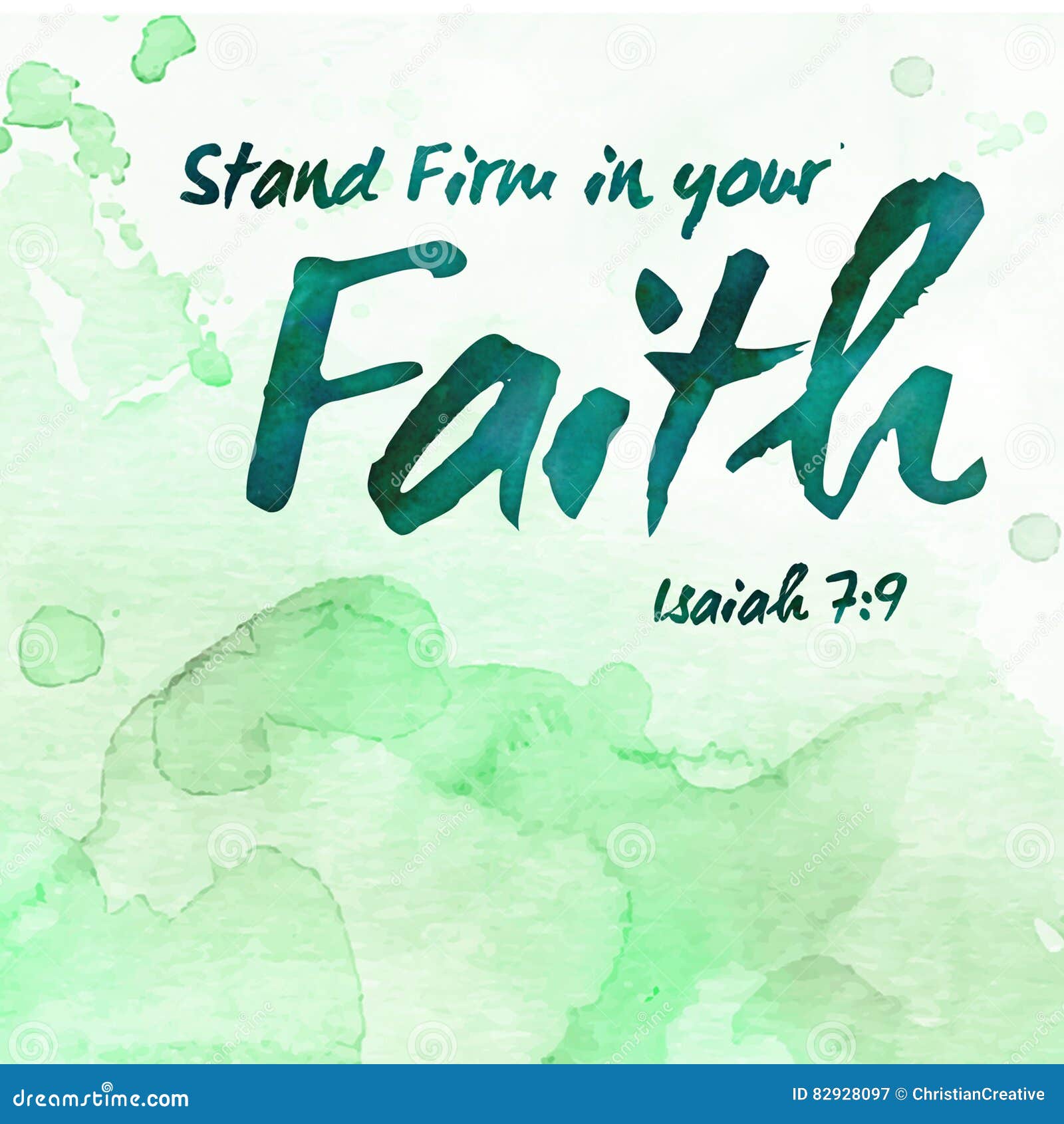 Entreprise De Support Dans Votre Foi Illustration Stock - Illustration ...