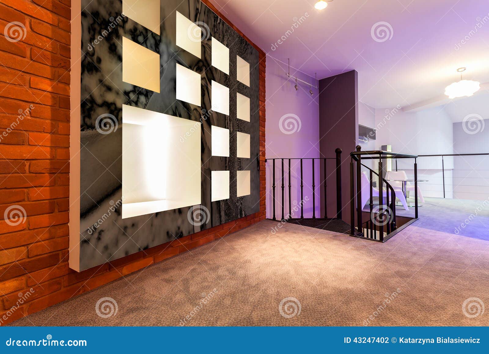 Entresol in apartment stock photo. Image of chair, home - 43247402