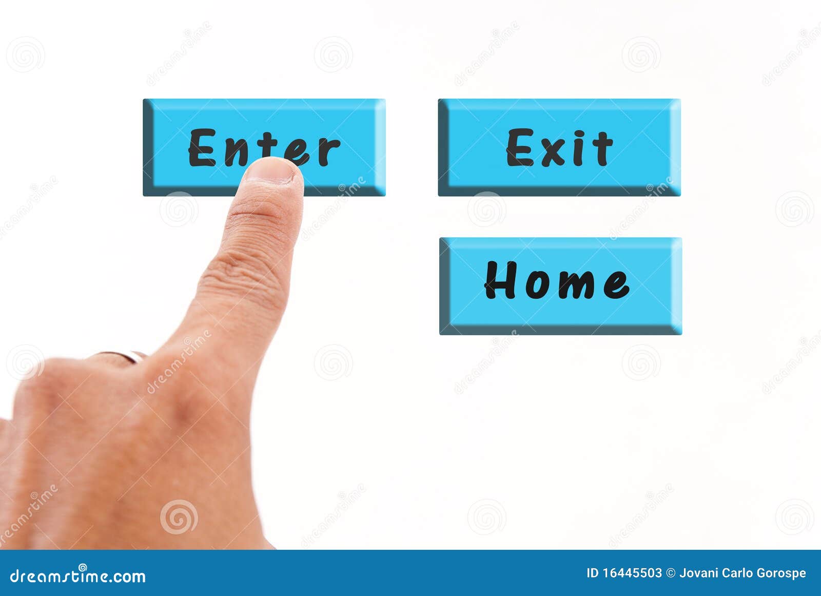 Entrez image stock. Image du bleu, choix, parcourir, fond - 16445503