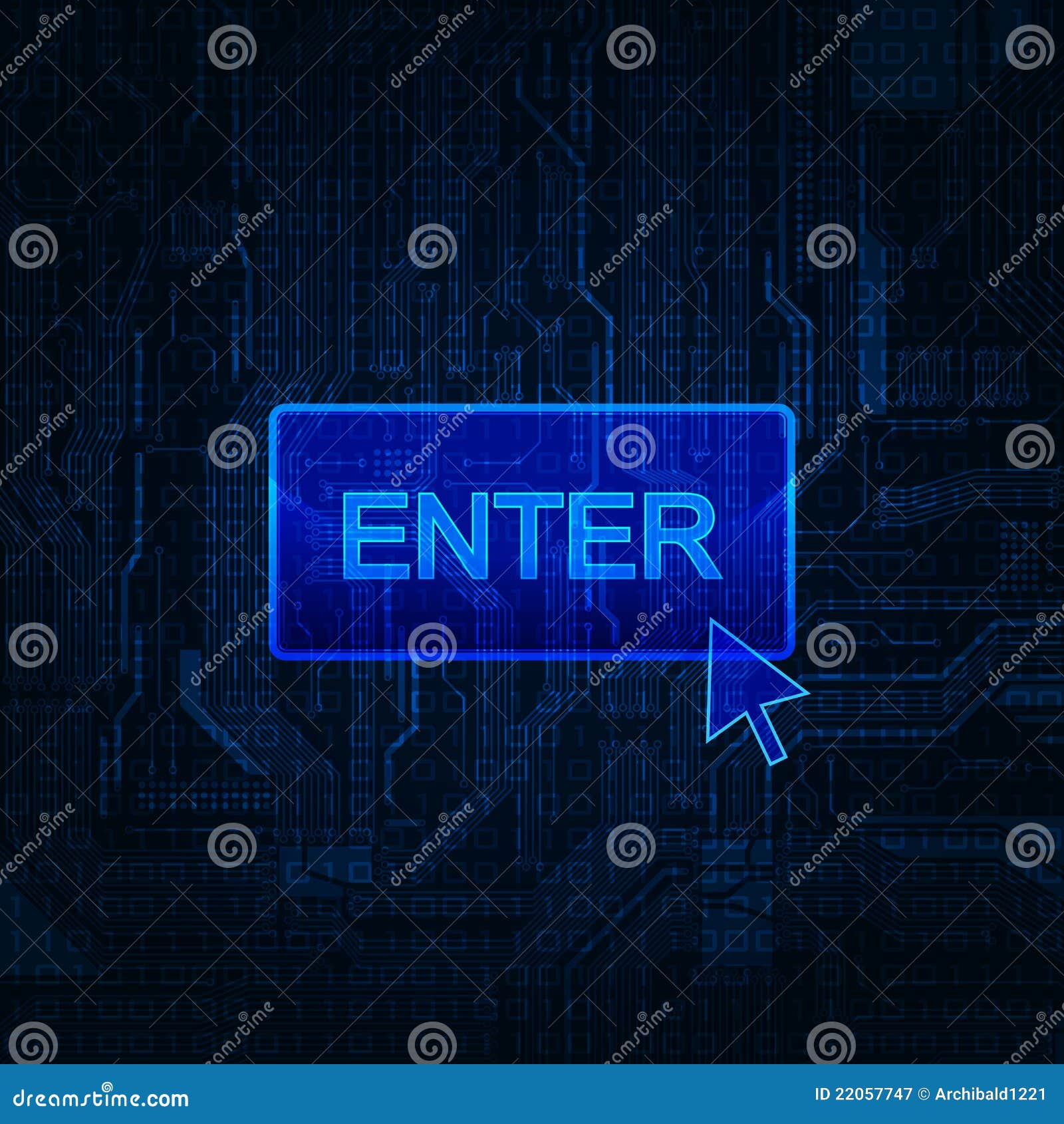 Entrez illustration de vecteur. Illustration du vecteur - 22057747