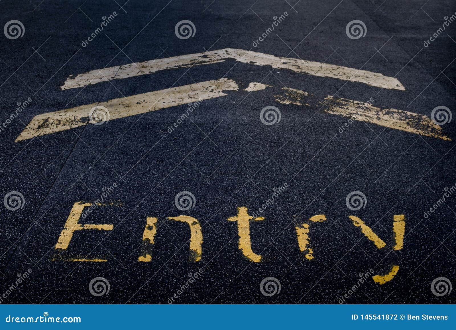 Entry Arrows stock photo. Image of emergency, concept - 145541872