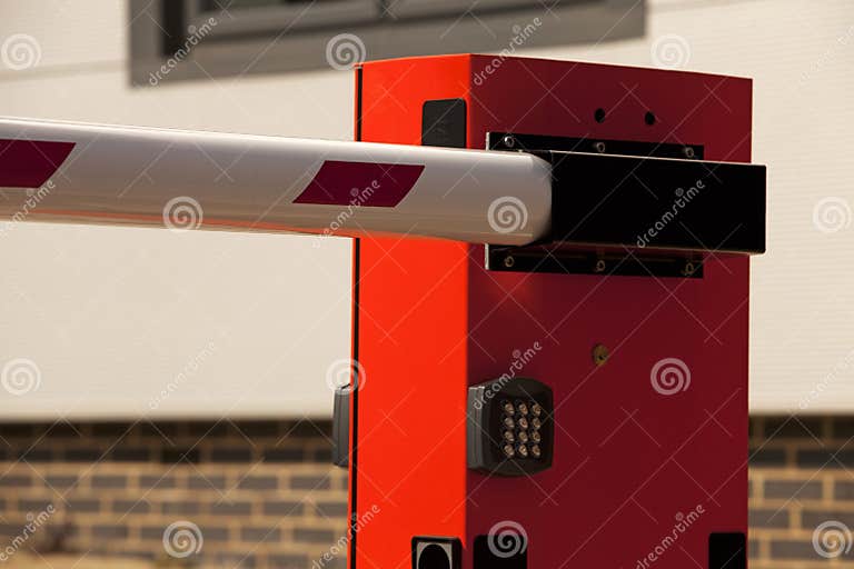 Entry barrier stock image. Image of work, security, offices - 25831277
