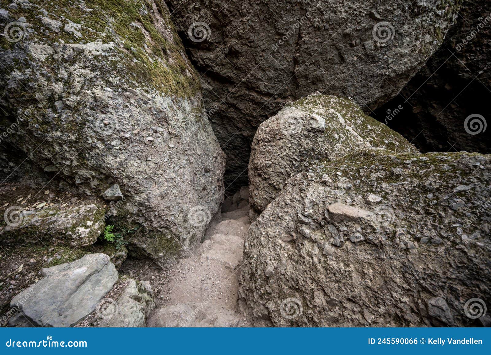 Entry Into The Cave In Antique Cave City Stock Image | CartoonDealer ...