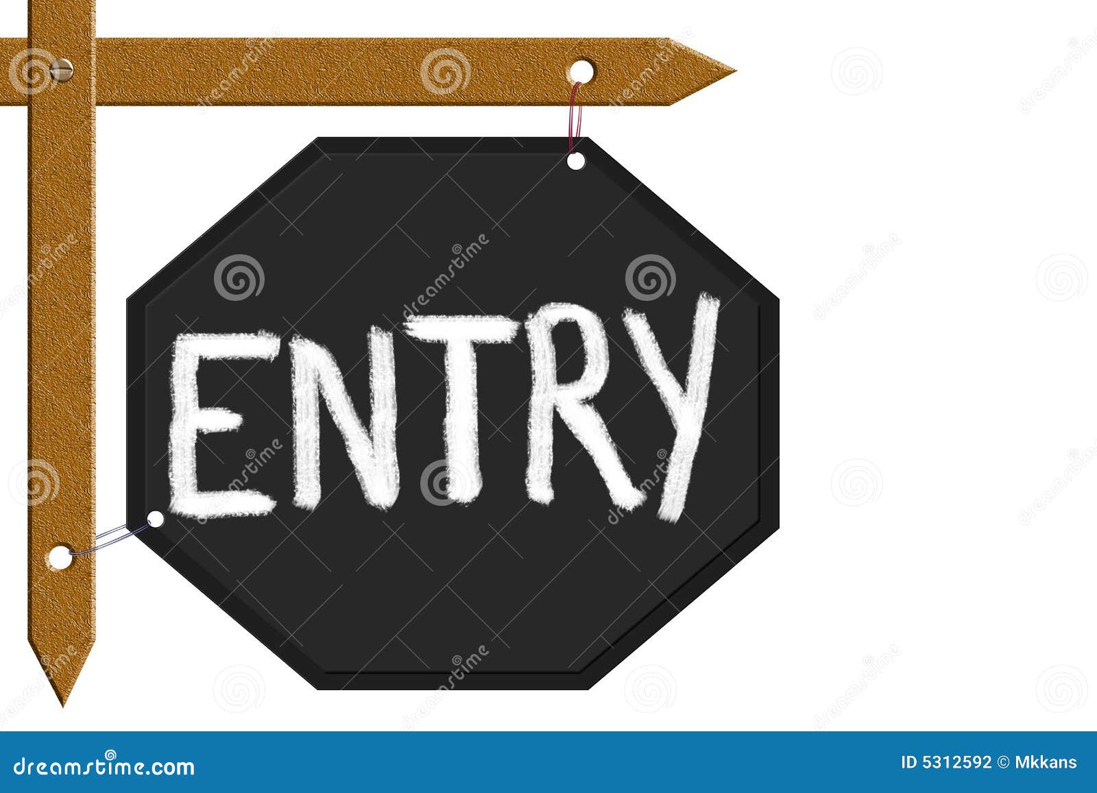 Entry board stock illustration. Illustration of guide - 5312592