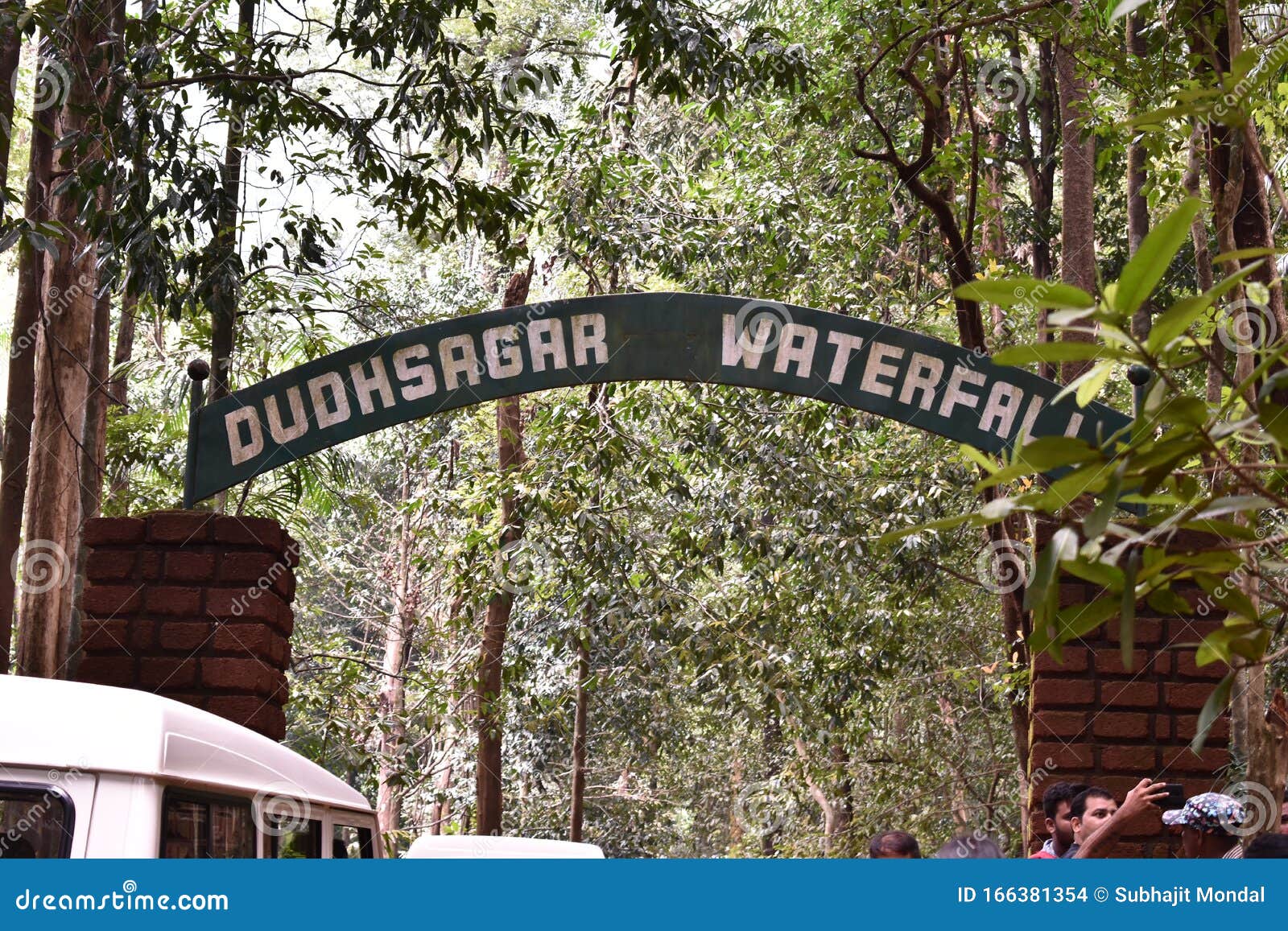Entry Gate of Dudhsagar Waterfall in Goa, India Editorial Stock Image ...
