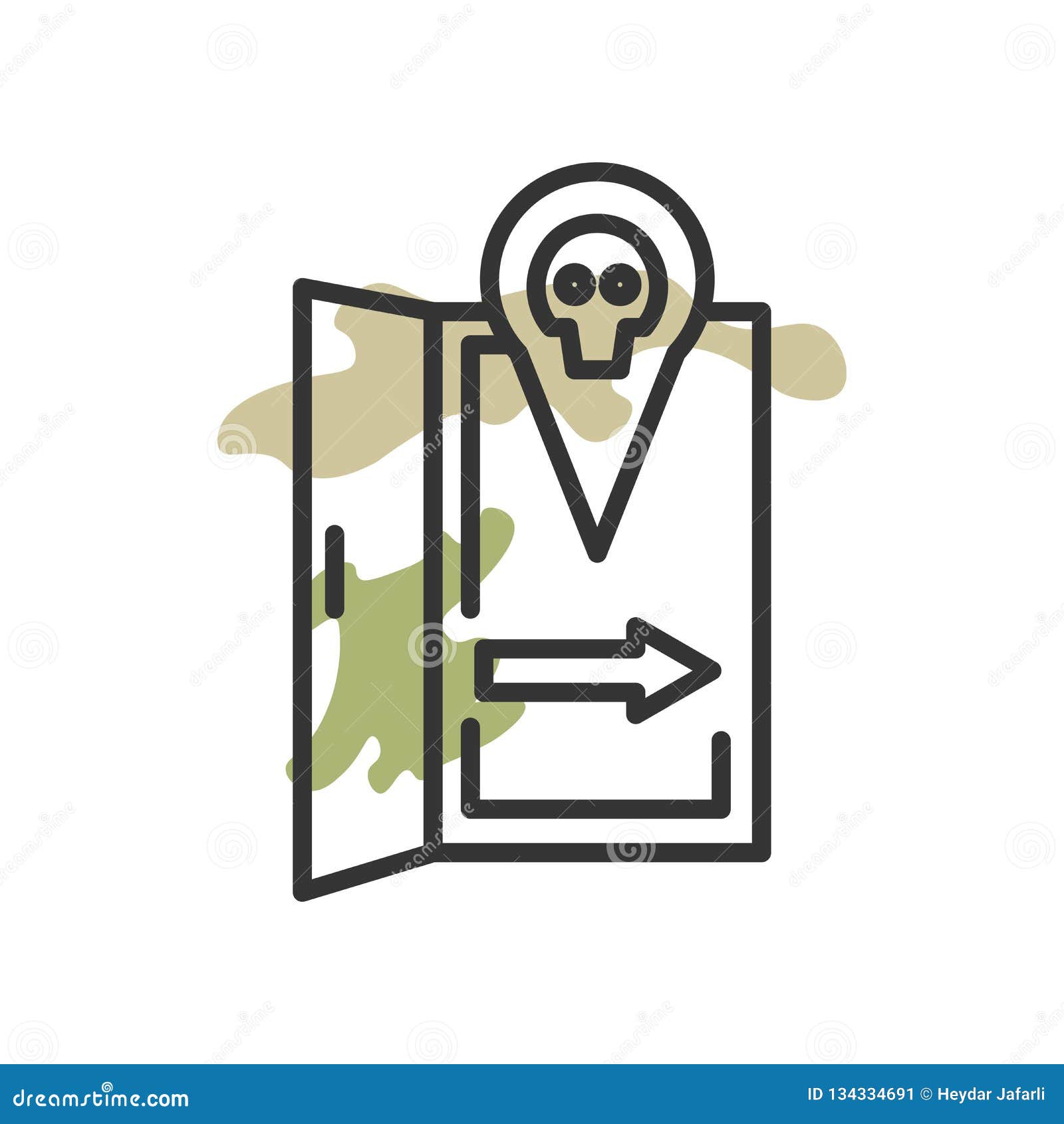 Entry Icon Vector Sign and Symbol Isolated on White Background, Entry ...