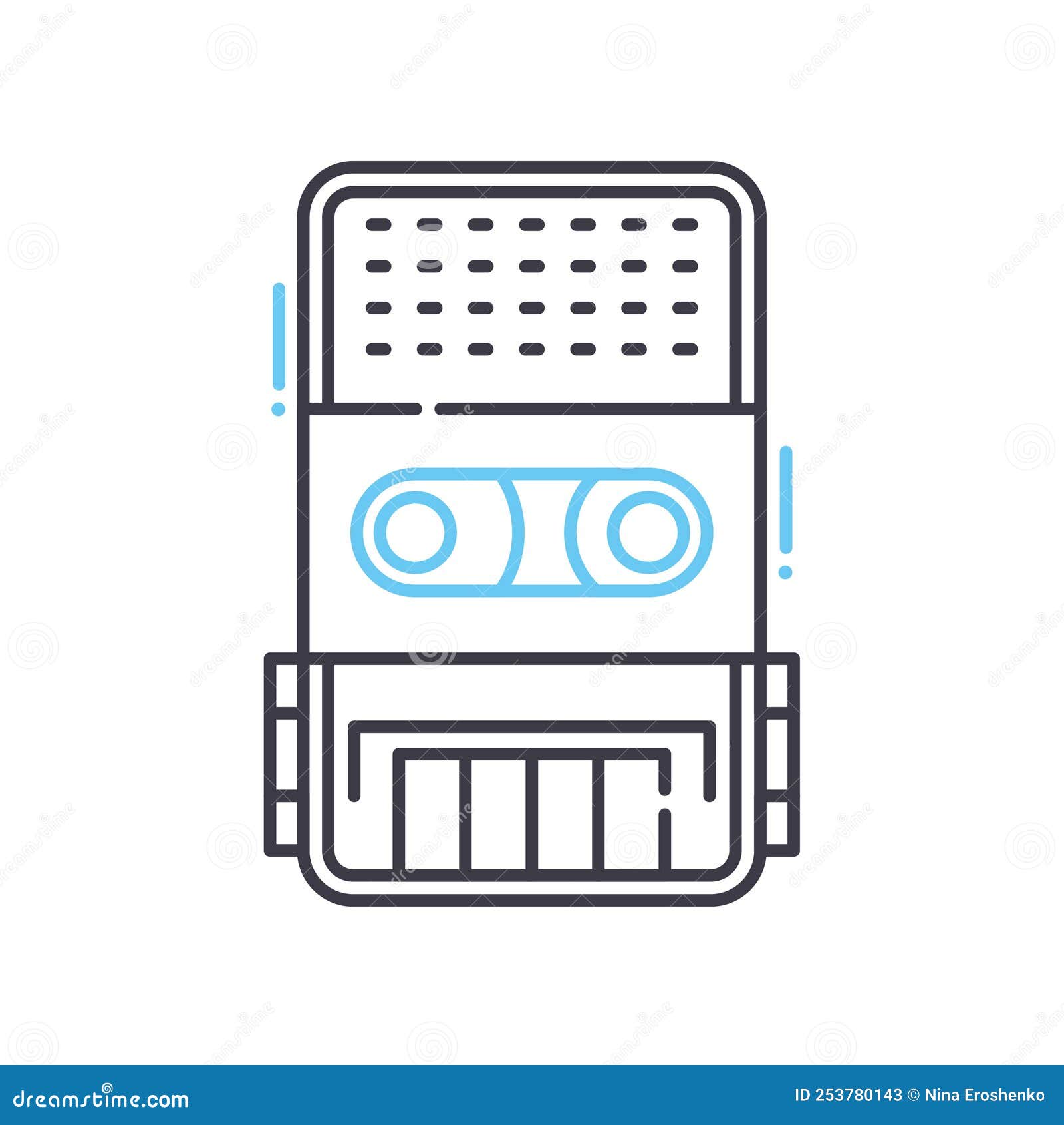 Entry Line Icon, Outline Symbol, Vector Illustration, Concept Sign ...