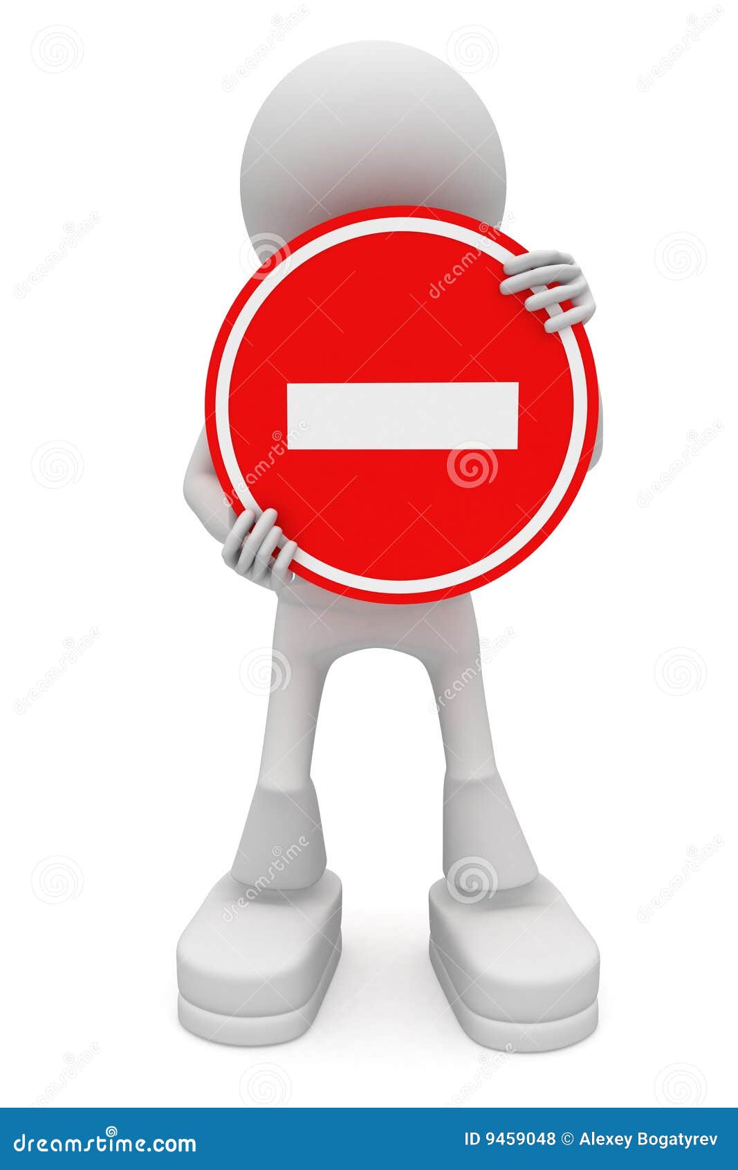 Entry prohibited stock illustration. Illustration of forbidden - 9459048