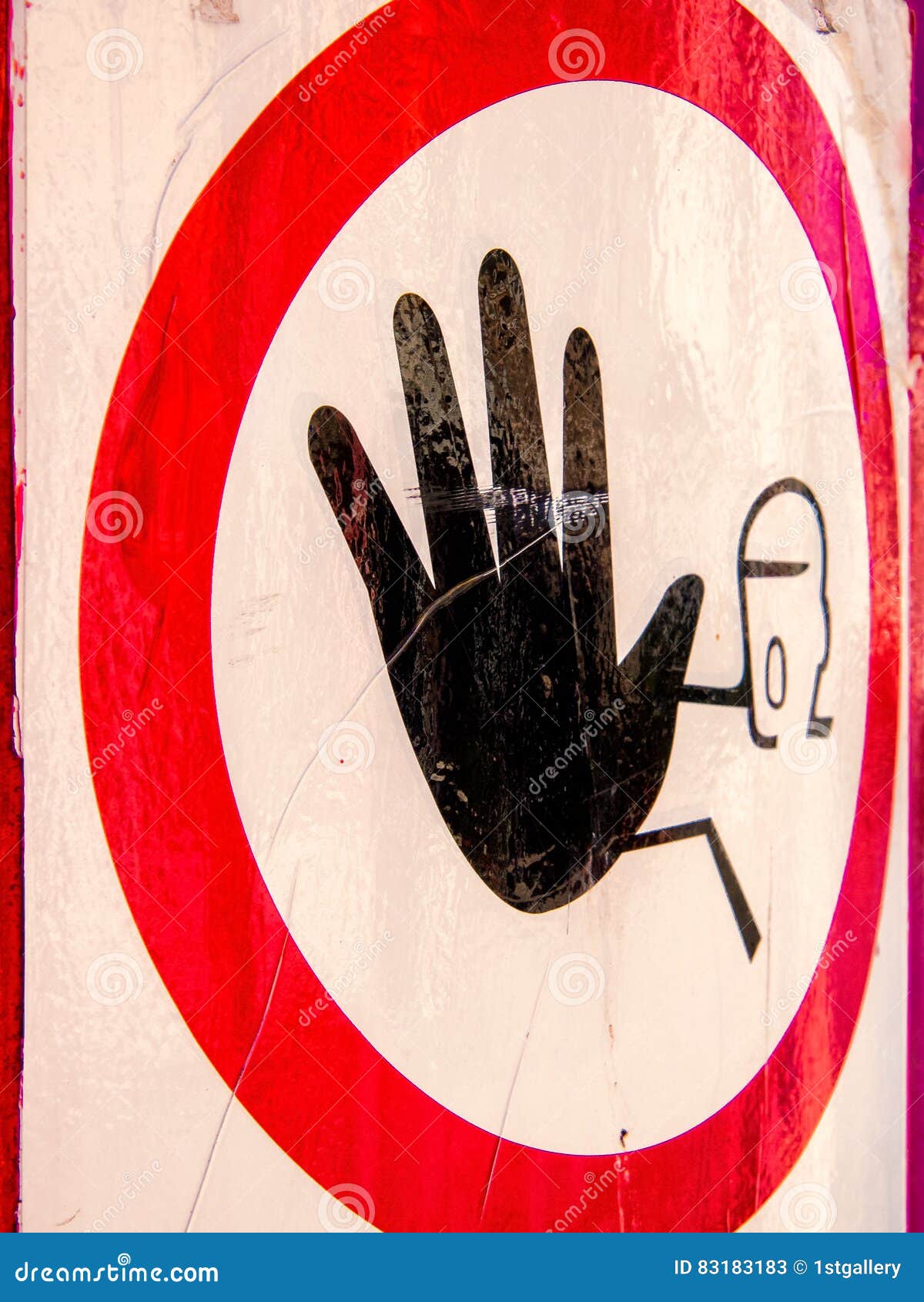 Entry Prohibited Sign 8, Do Not Enter, Keep Out Stock Image ...