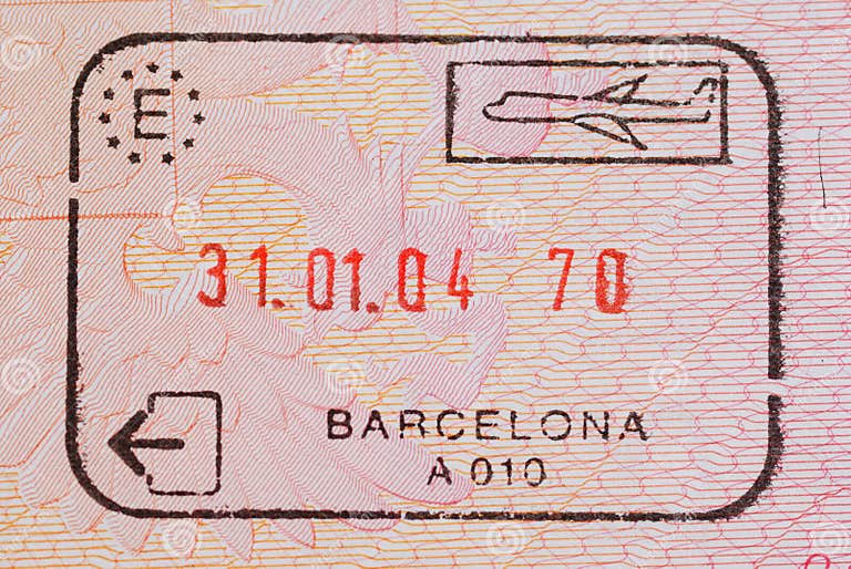 Entry stamps stock photo. Image of boarding, identity - 2834478