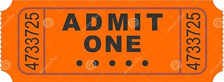 Entry Ticket stock vector. Illustration of clipart, admission - 72569