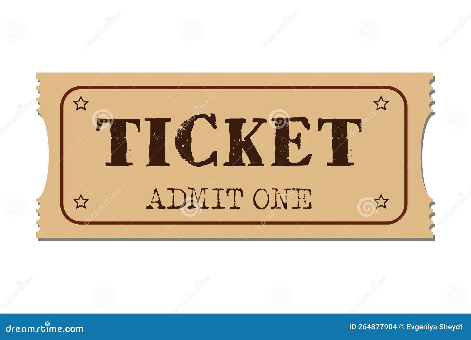 Entry Ticket Templates For Creative Design, Sign, Banner, Invitation ...
