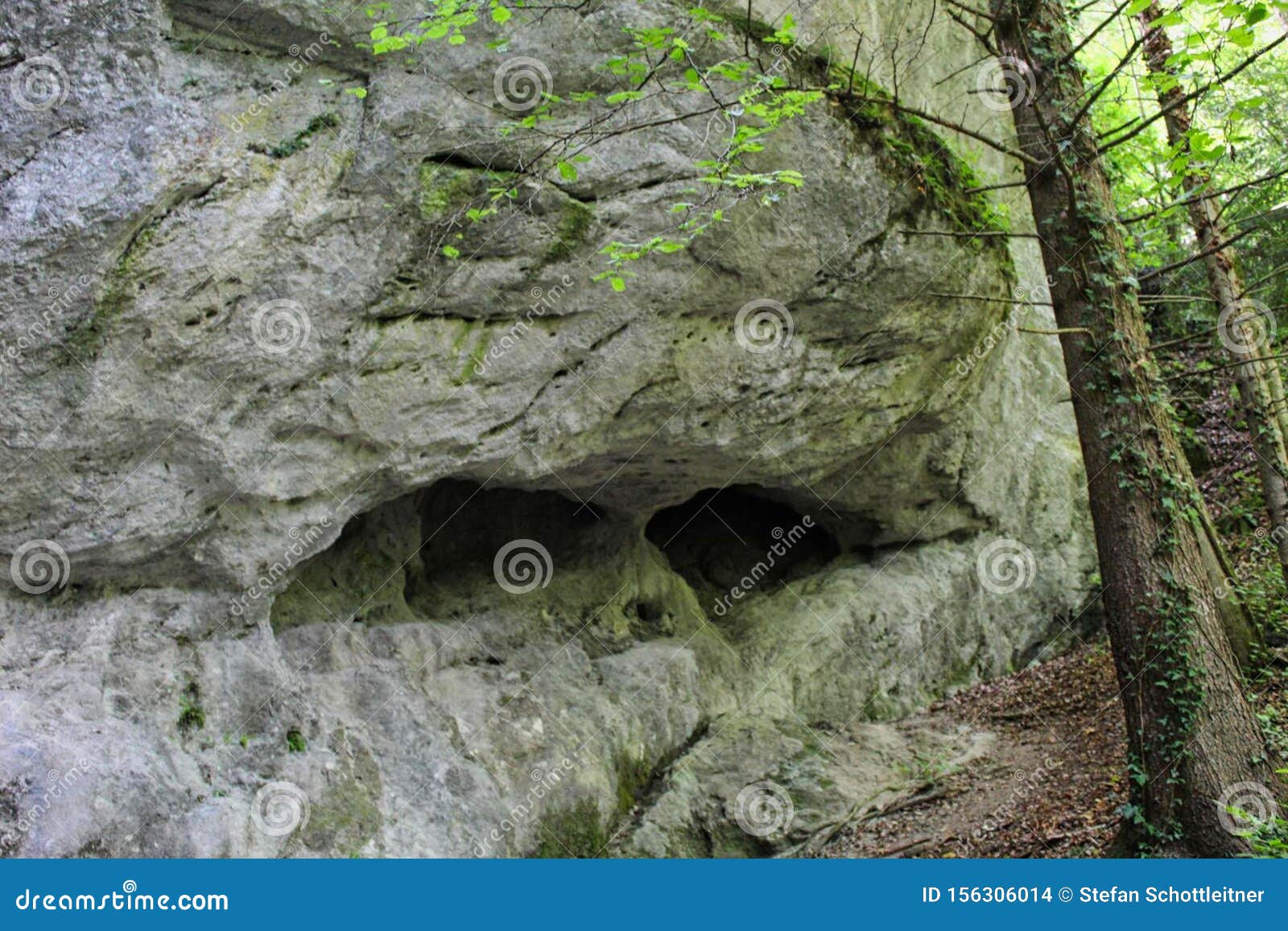 Entry To a Cave in the Rock Stock Photo - Image of outside, heritage ...