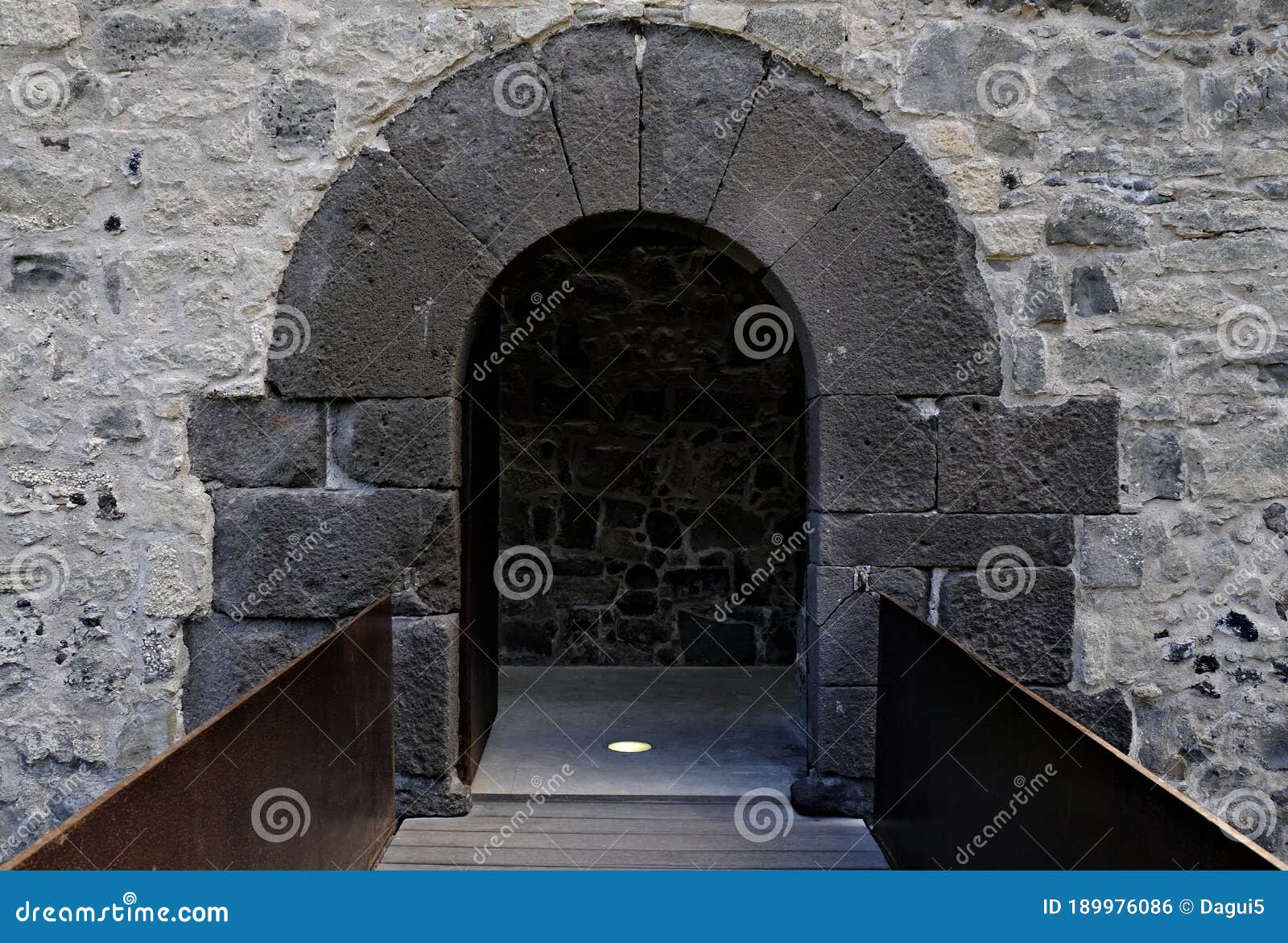 Entry to a dungeon. stock photo. Image of ages, history - 189976086