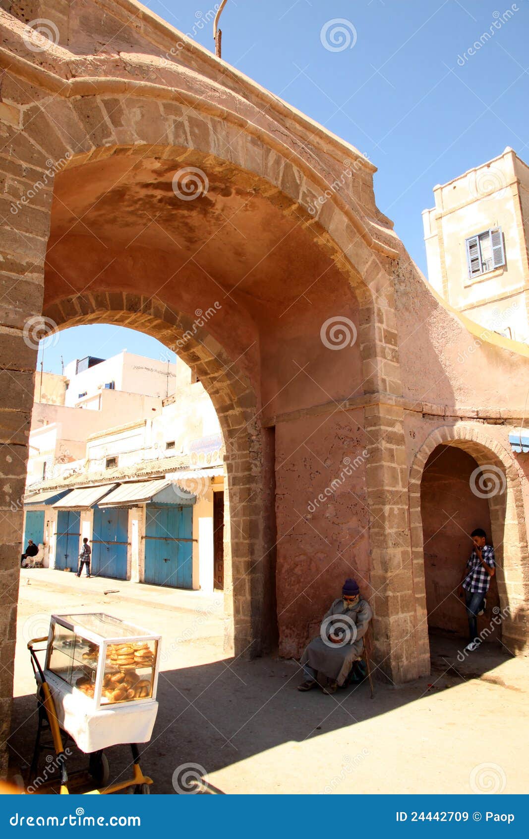 Entry To the Medina in Essaouira Editorial Stock Image - Image of arab ...