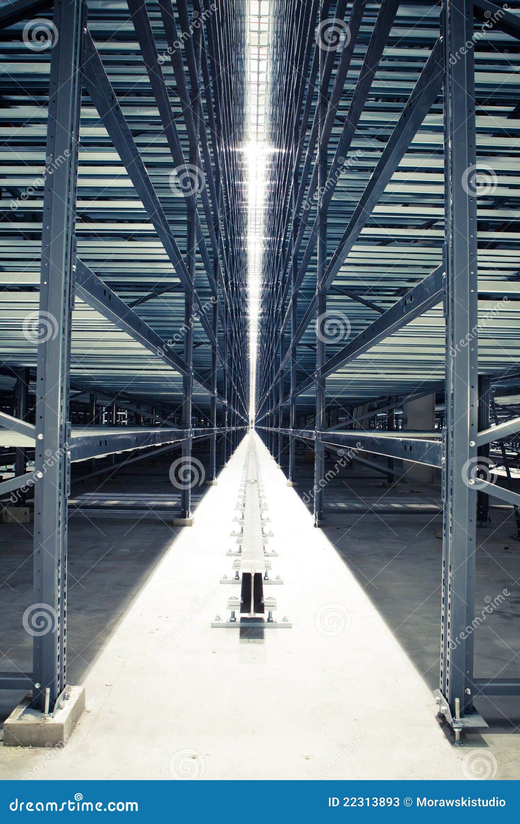 Entry to modern warehouse stock image. Image of scene - 22313893
