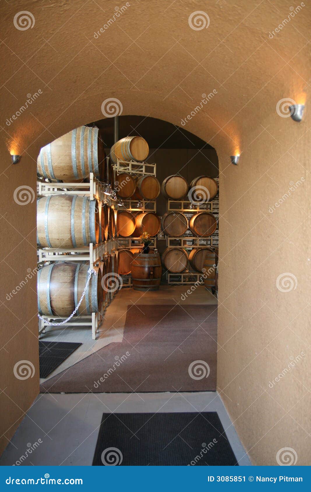Entry to Wine Cellar stock image. Image of agriculture - 3085851