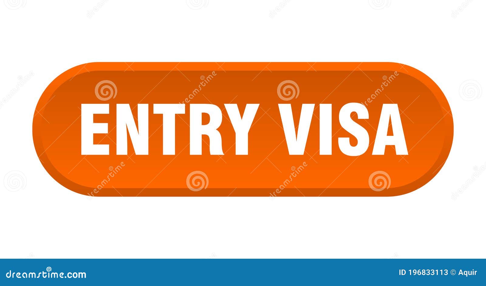Entry Visa Ribbon. Entry Visa Isolated Band Sign. Vector Illustration ...