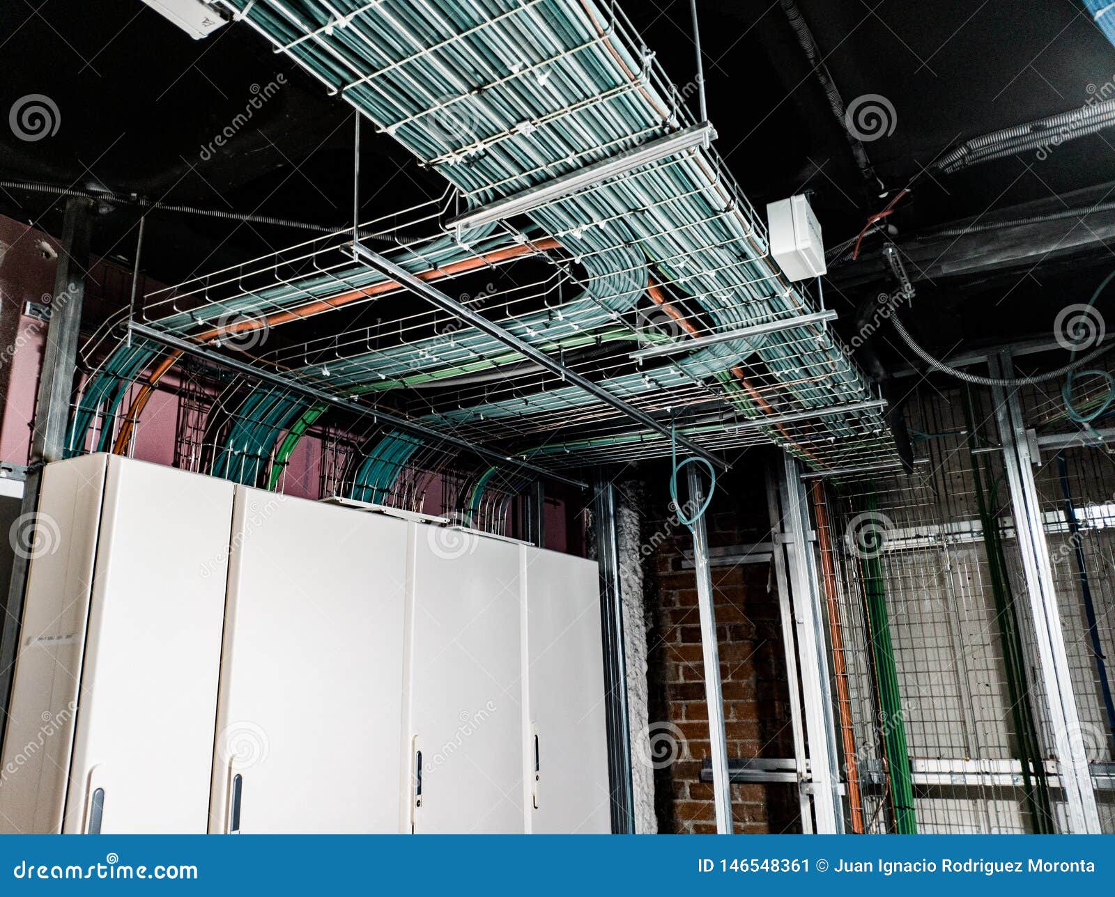 Entry Of Wiring To Electrical Panel Royalty-Free Stock Photo ...