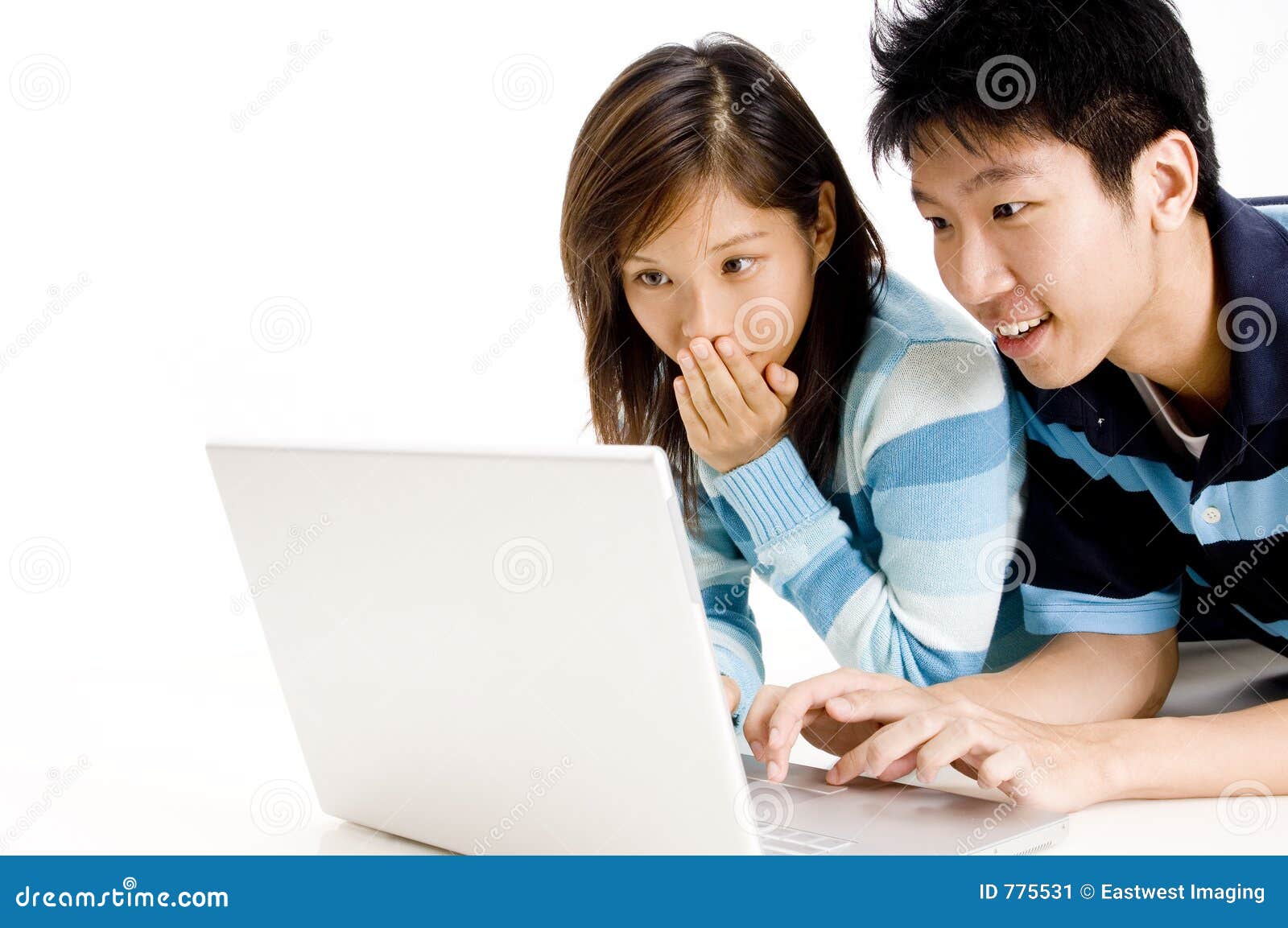 Entsetzen stockbild. Bild von computer, beiläufig, asiatisch - 775531