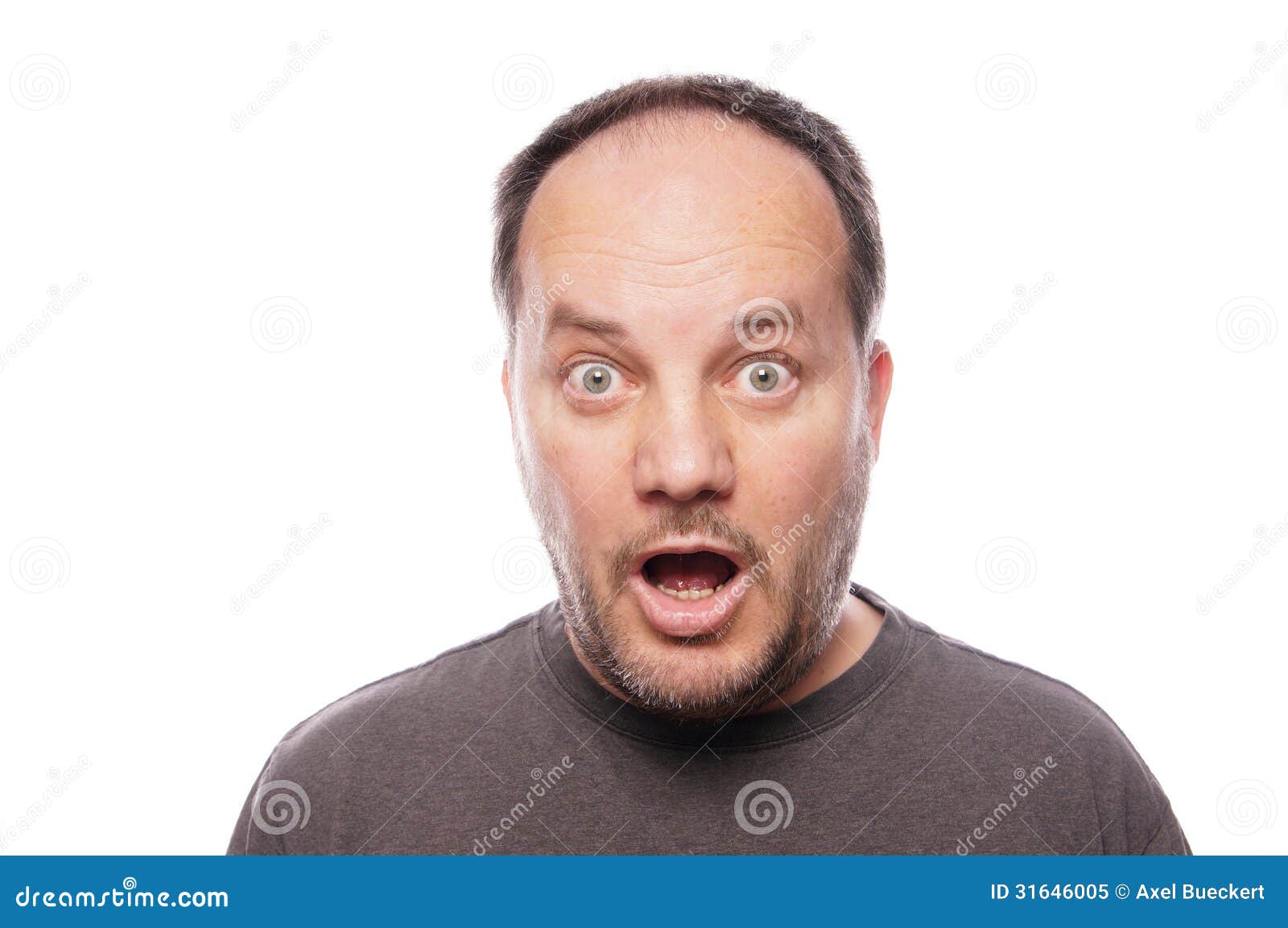 Entsetzter Mann stockbild. Bild von gesichtsbehandlung - 31646005