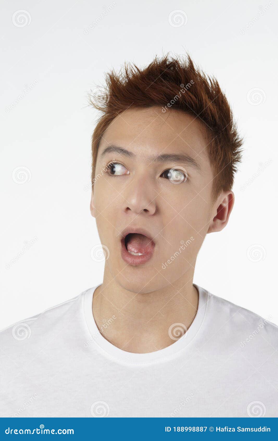 Entsetzter Mann Mit Dem Mund Offen. Begriffsbild Stockbild - Bild von ...